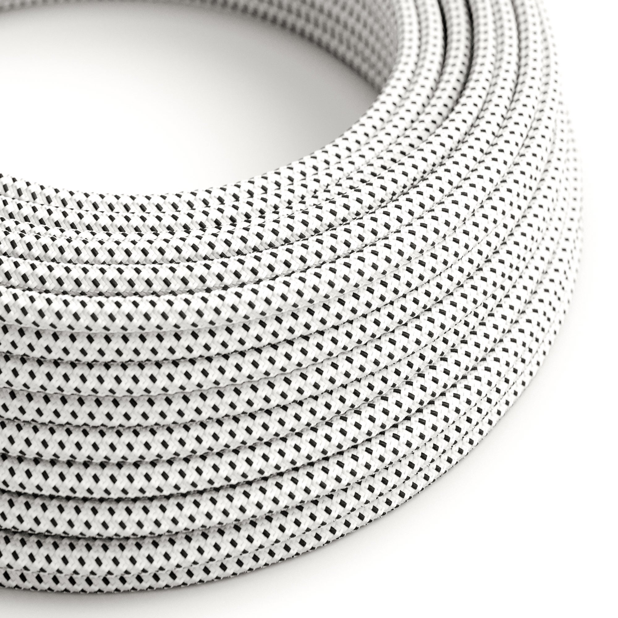 Creative cables - Fil Électrique Rond Gaine De Tissu Effect 3D en ...