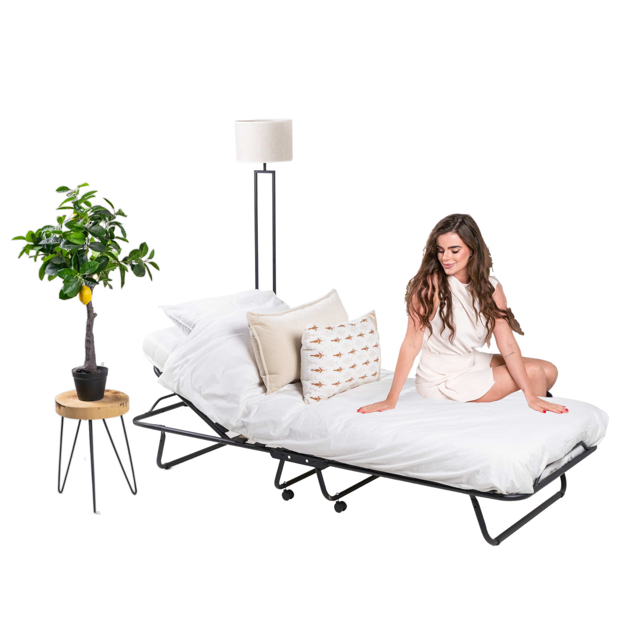 Lit Pliant - Napoli - Ajustable - 90x200 - Lit Pliable | Leroy Merlin