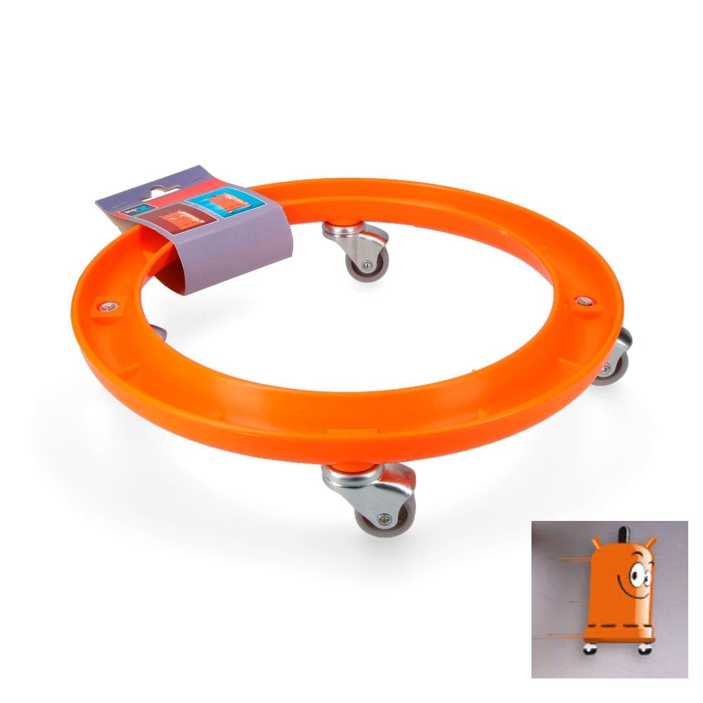 Plateau a roulettes pour bombonne butane diametre 310mm x 68mm inofix ...