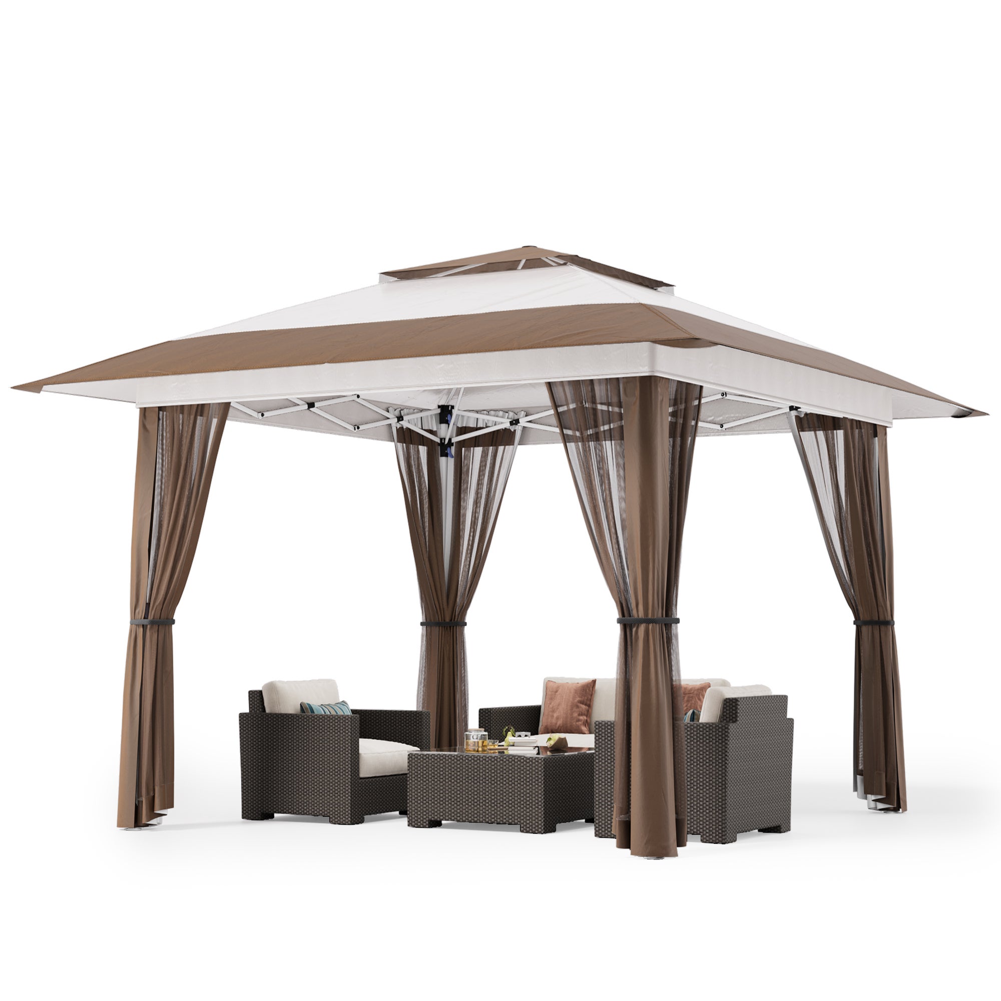 Carpa Plegable 3x3 Impermeable para Exteriores,Jardín, Camping y Playa ...