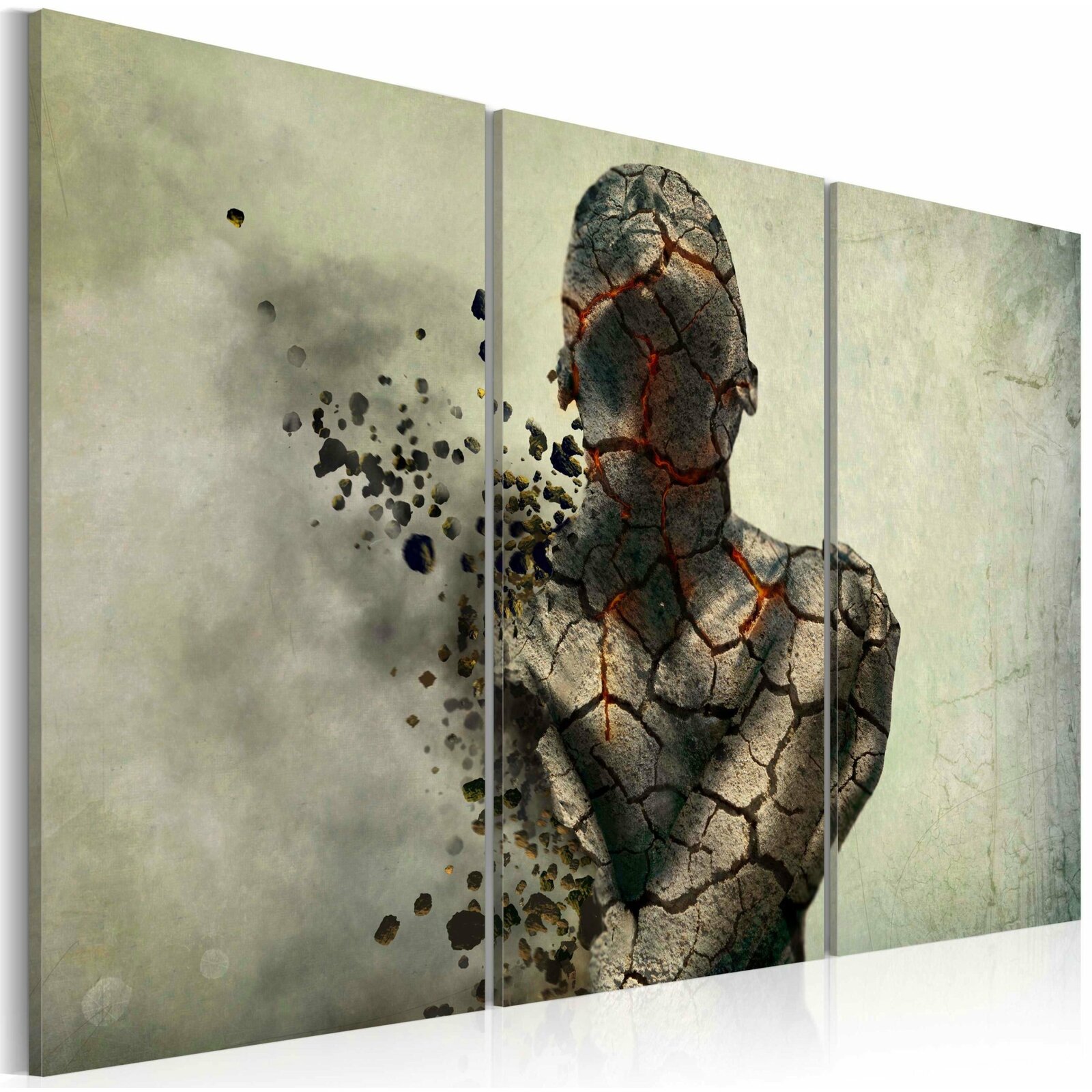 Tableau l'homme de pierre - 90 x 60 cm | Leroy Merlin