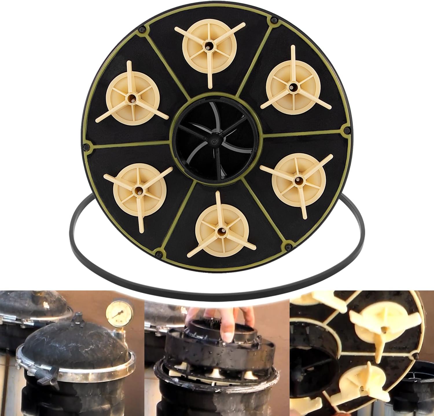 Valve de remplacement 004-302-4408-00 6-Port Water Valve with Body O ...