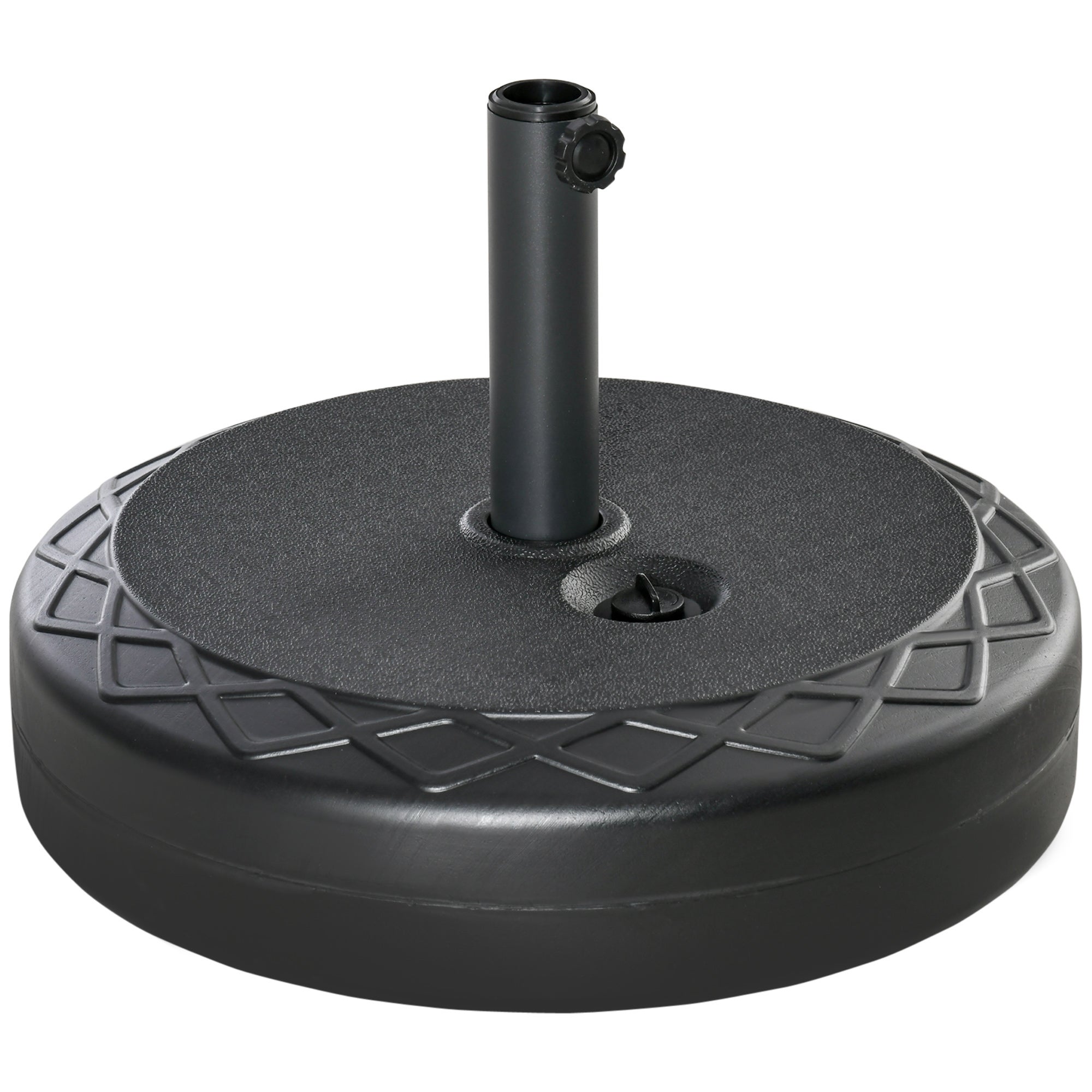 Base redonda para sombrilla, rellenable con 30 kg de agua / 40 kg de ...