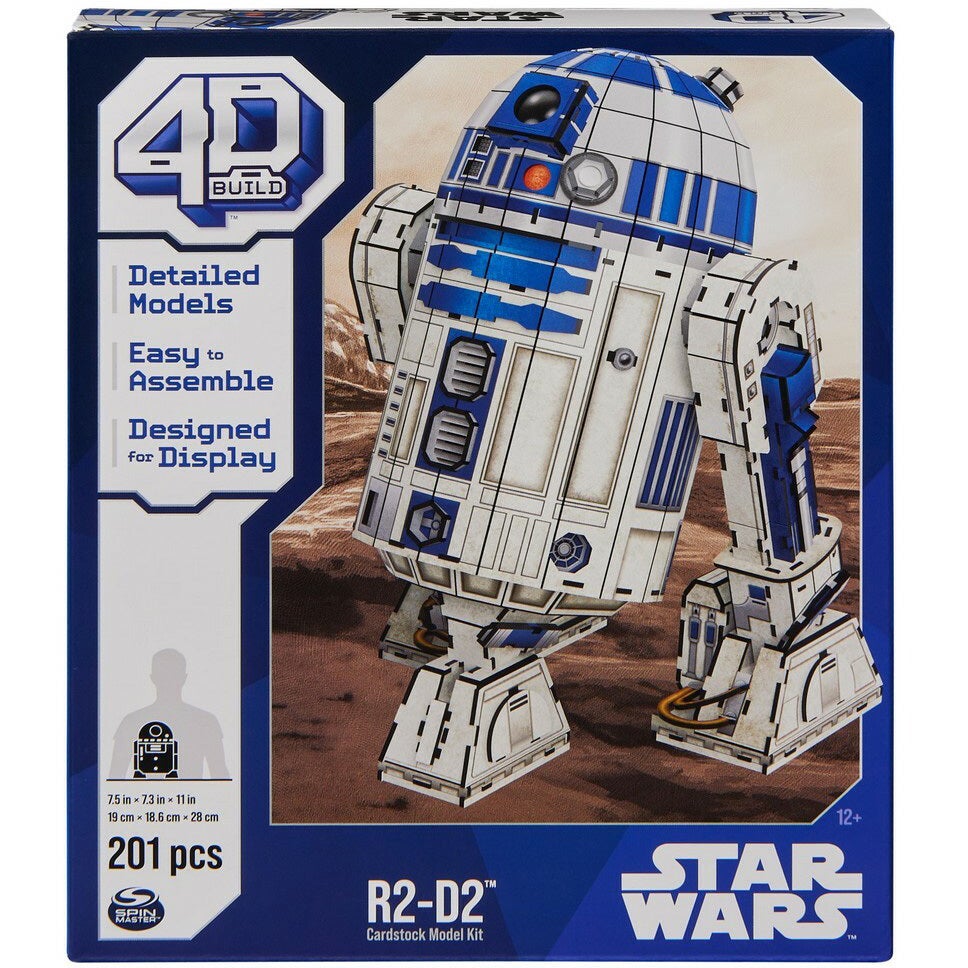 4D Build Star Wars - R2-D2 - Puzzle 3D - 201 pièces - kit de ...