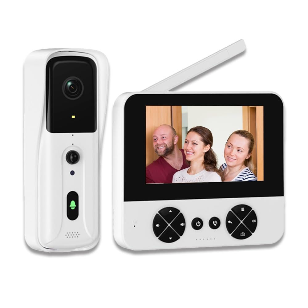 Sonnette vidéo à vision nocturne infrarouge M16 sonnette électronique ...