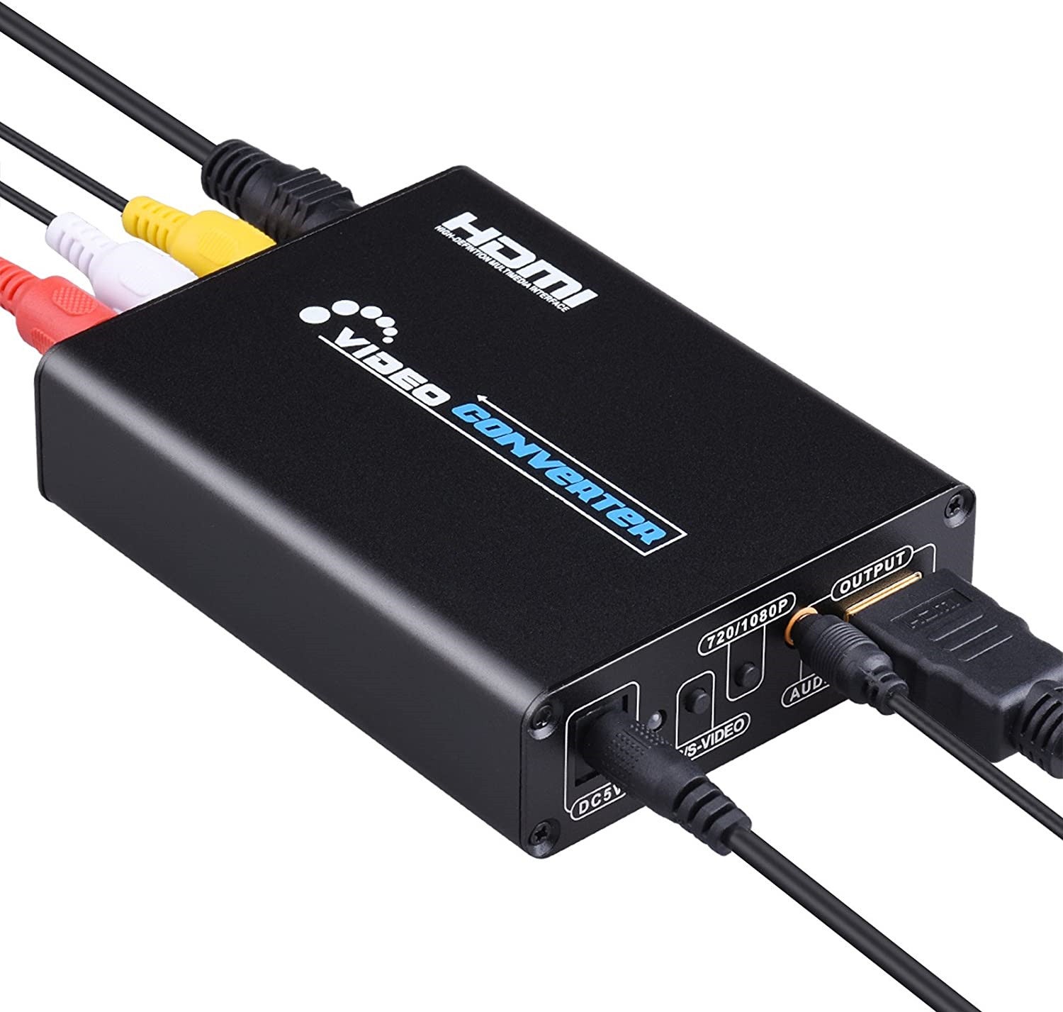 Convertitore AV e S-video a HDMI Black | Leroy Merlin