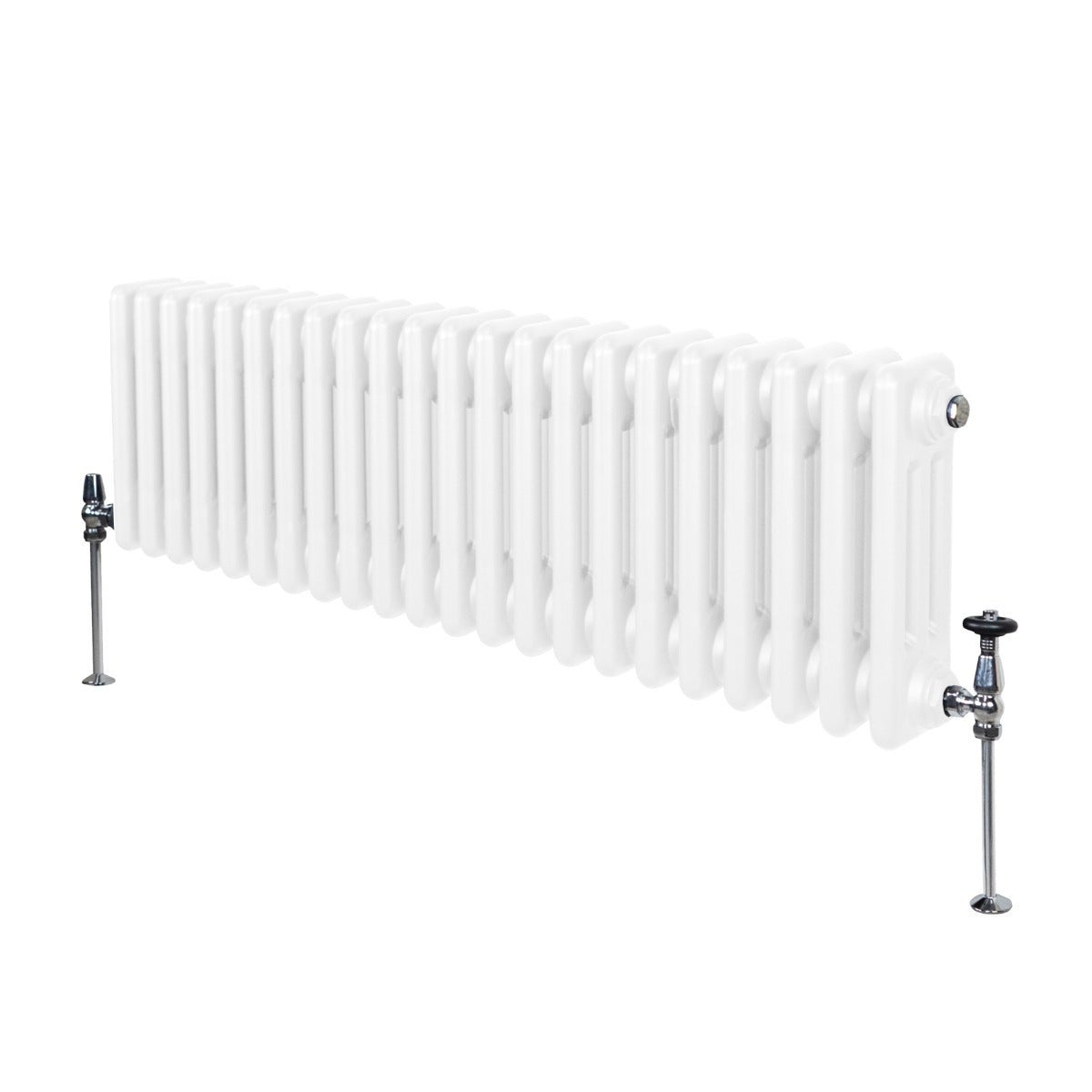 Radiador Tradicional Horizontal de 3 Columnas 300mm x 1192mm | Blanco ...