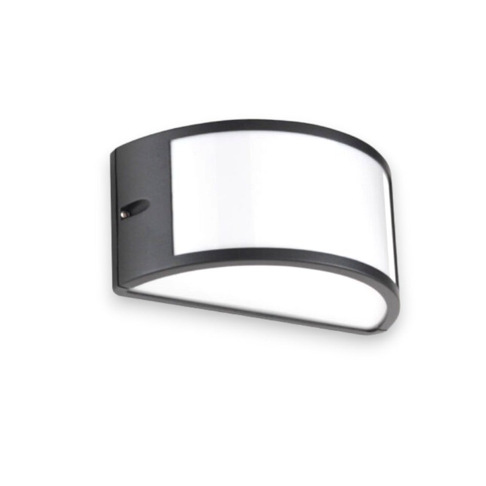 Plafón aluminio iluminación exterior y máx. 60W negro | Leroy Merlin