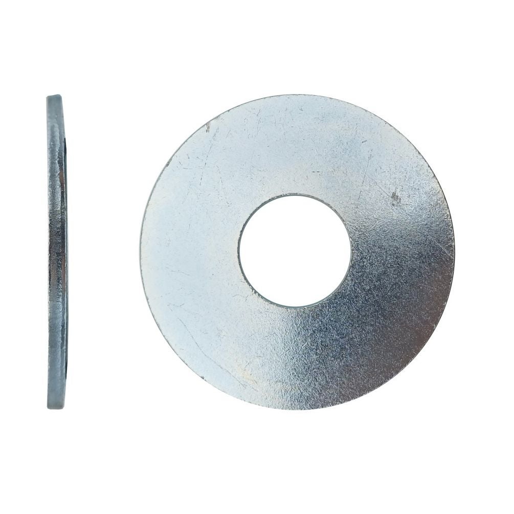 200 Rondelles Plates Larges M6 mm - NFE 25513 - Zingué blanc - D-Work ...