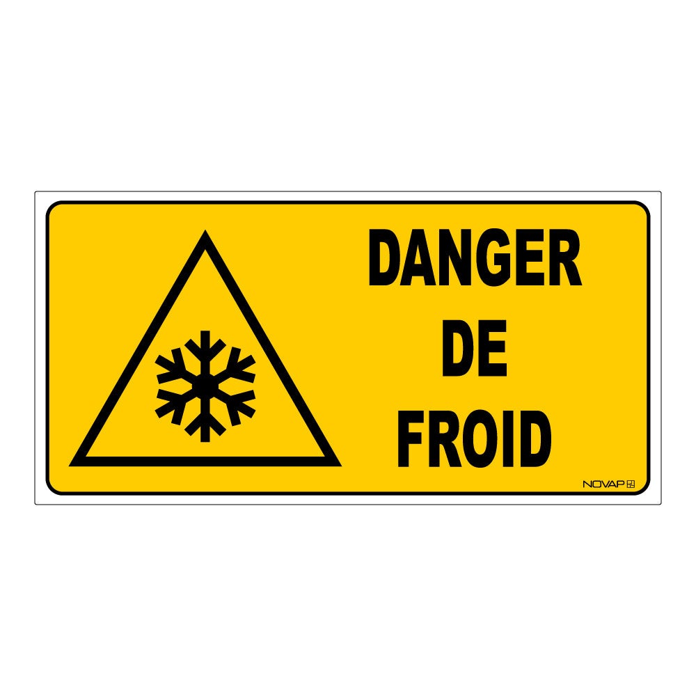 Panneau Danger de froid - Rigide 960x480mm - 4000497 | Leroy Merlin