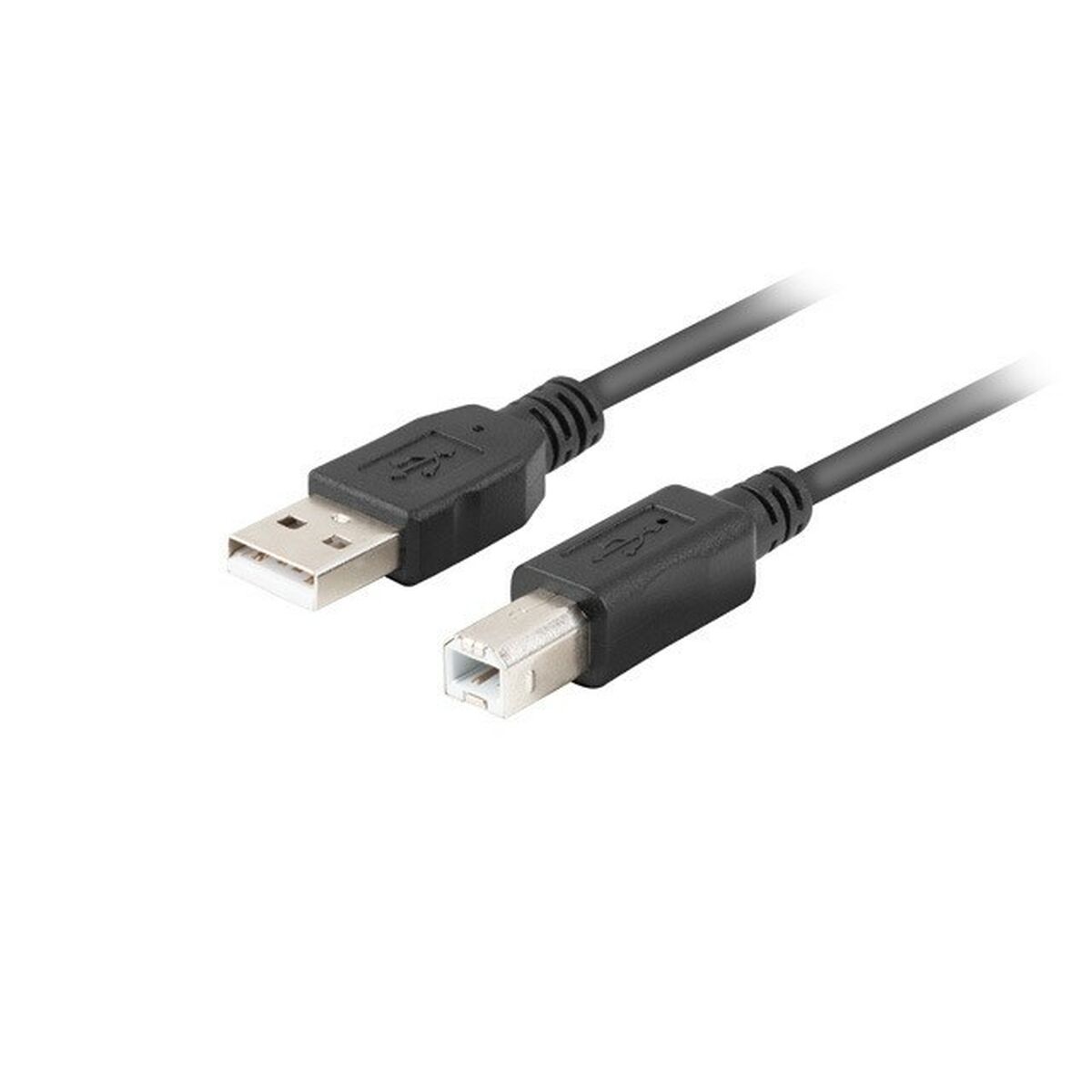 Câble USB A vers USB B Lanberg CA-USBA-15CU-0010-BK Noir 1 m | Leroy Merlin