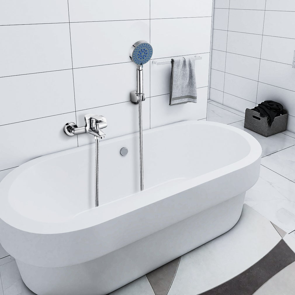 Mitigeur Robinet de Baignoire avec Douchette Bain Douche Mitigeur de ...