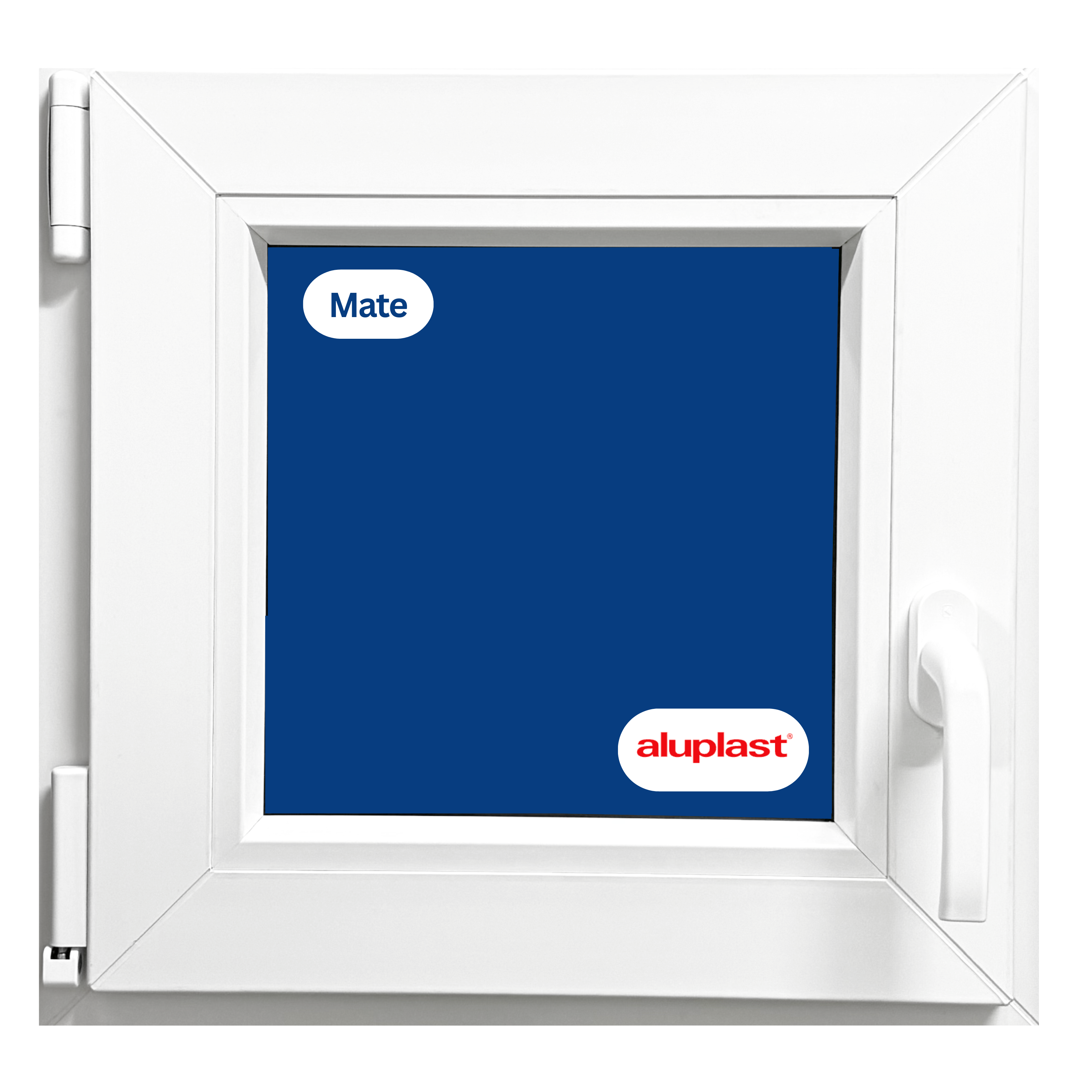 Ventana PVC Reforzado 500x500 Blanca Oscilobatiente Izquierda | Mate ...
