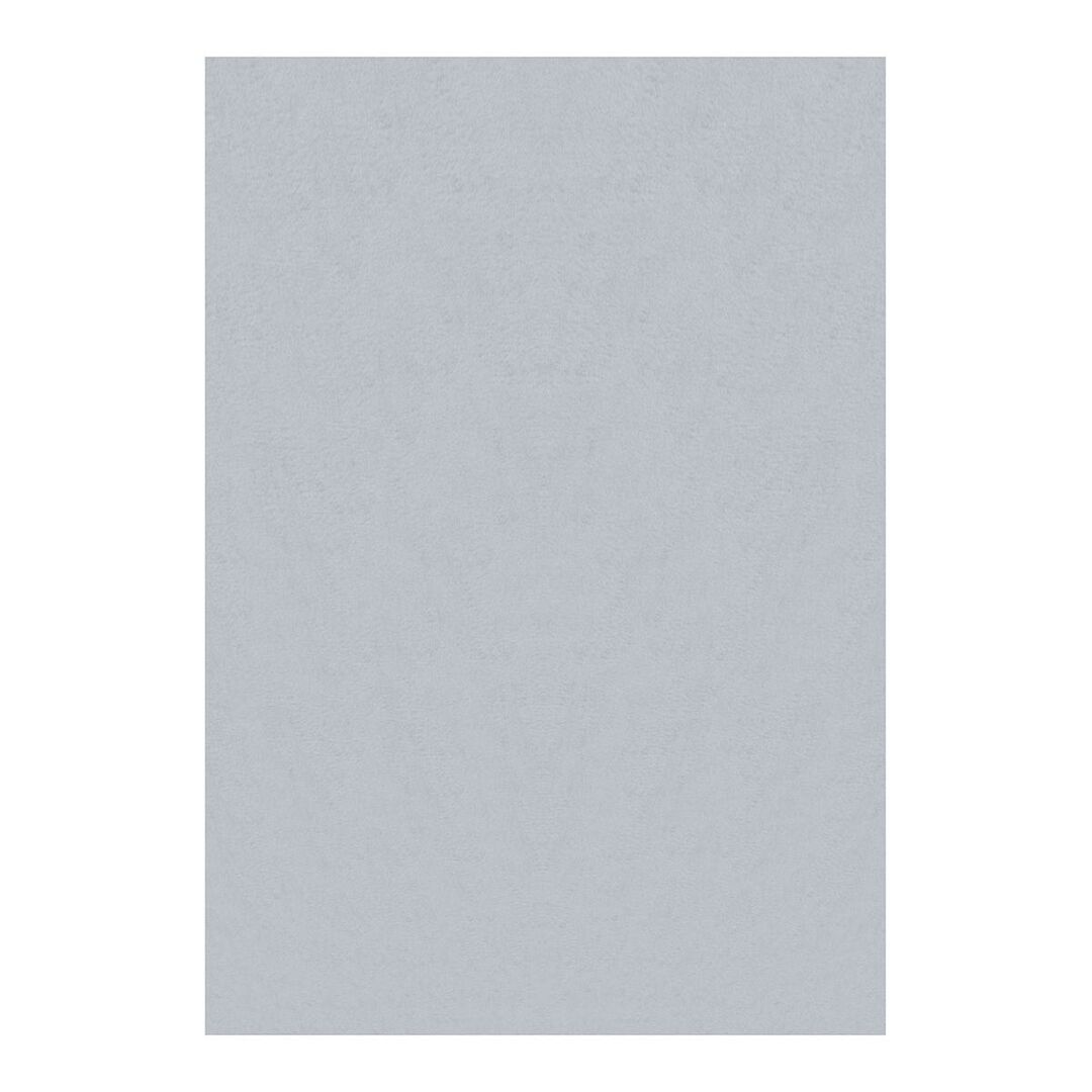 Tapis uni design en polyester Argenté 80x150 LARS | Leroy Merlin