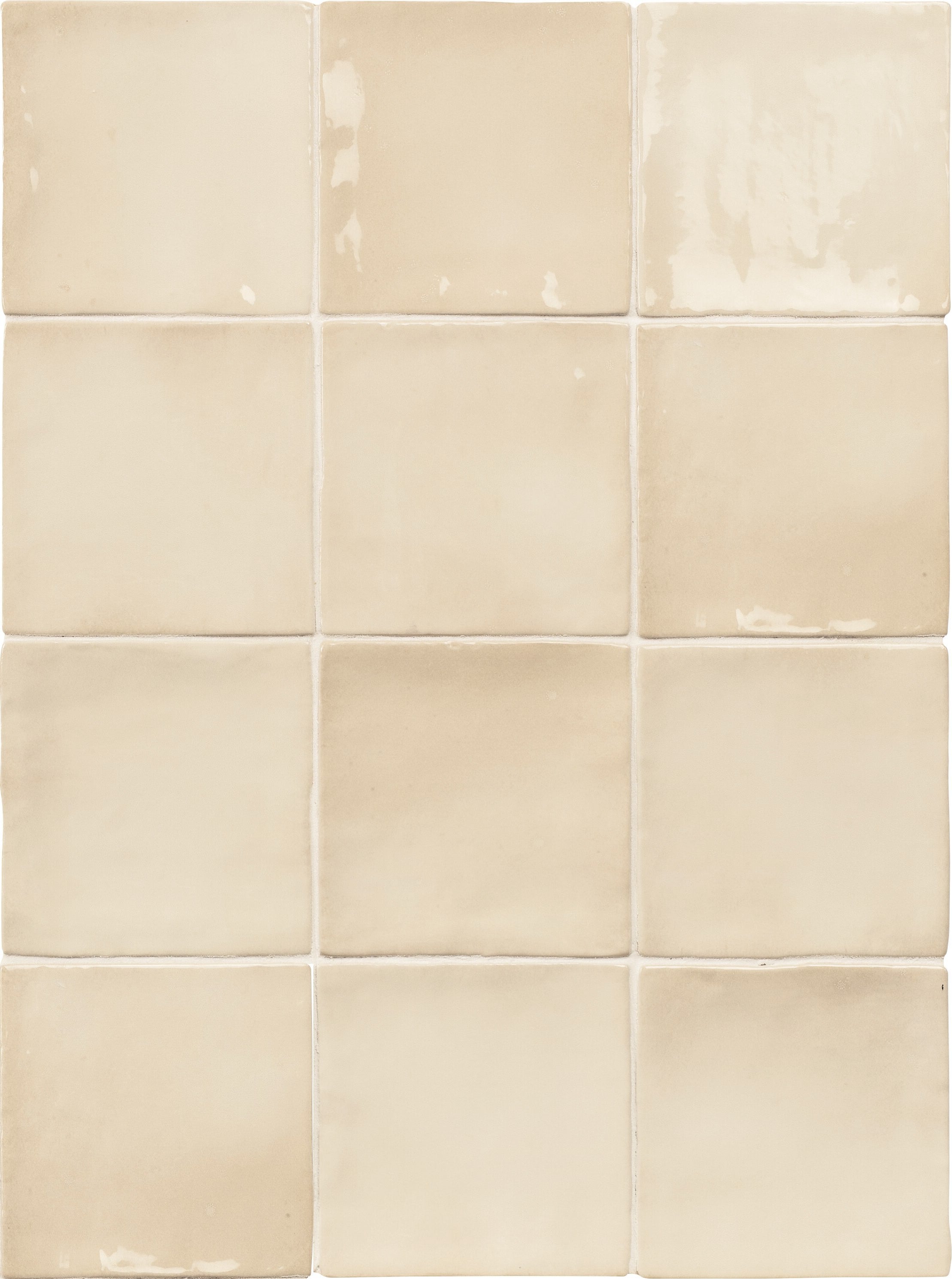 Carrelage Effet Zellige 10x10 Tons neutres Seville - ECRU - 10X10 ...