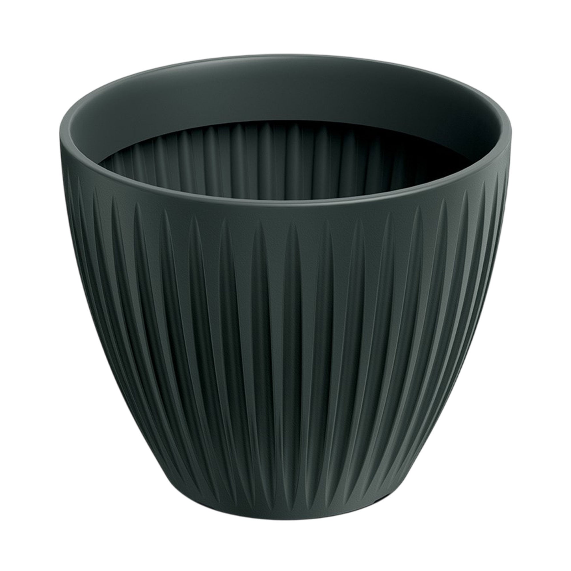 Prosperplast Pot Latia Round Ø40 x 33 Anthracite | Leroy Merlin