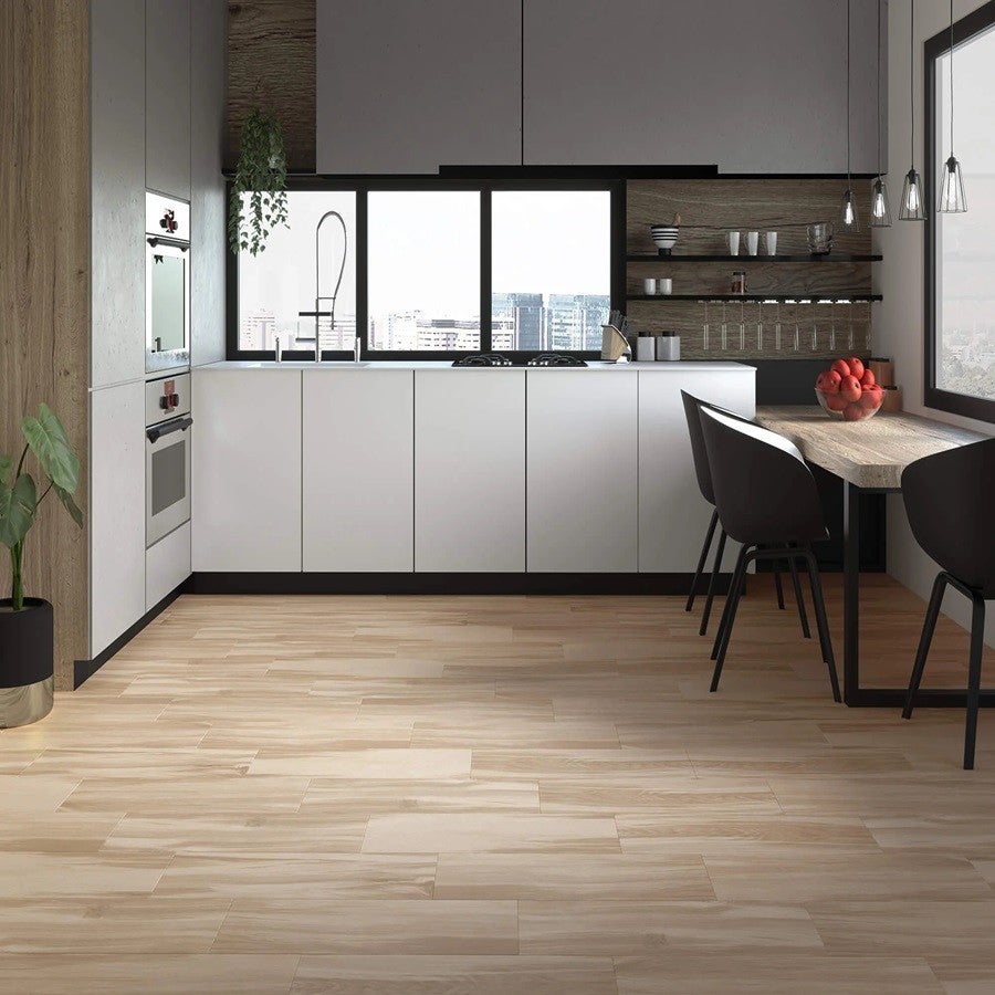 Carrelage Effet Bois 20x75 Cm Bosco Crema | Leroy Merlin