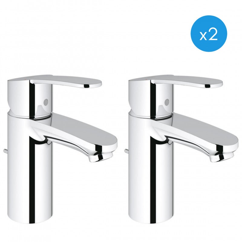 Grohe Eurostyle Cosmopolitan - Lot de 2 mitigeurs lavabo (3355220E-DUO ...