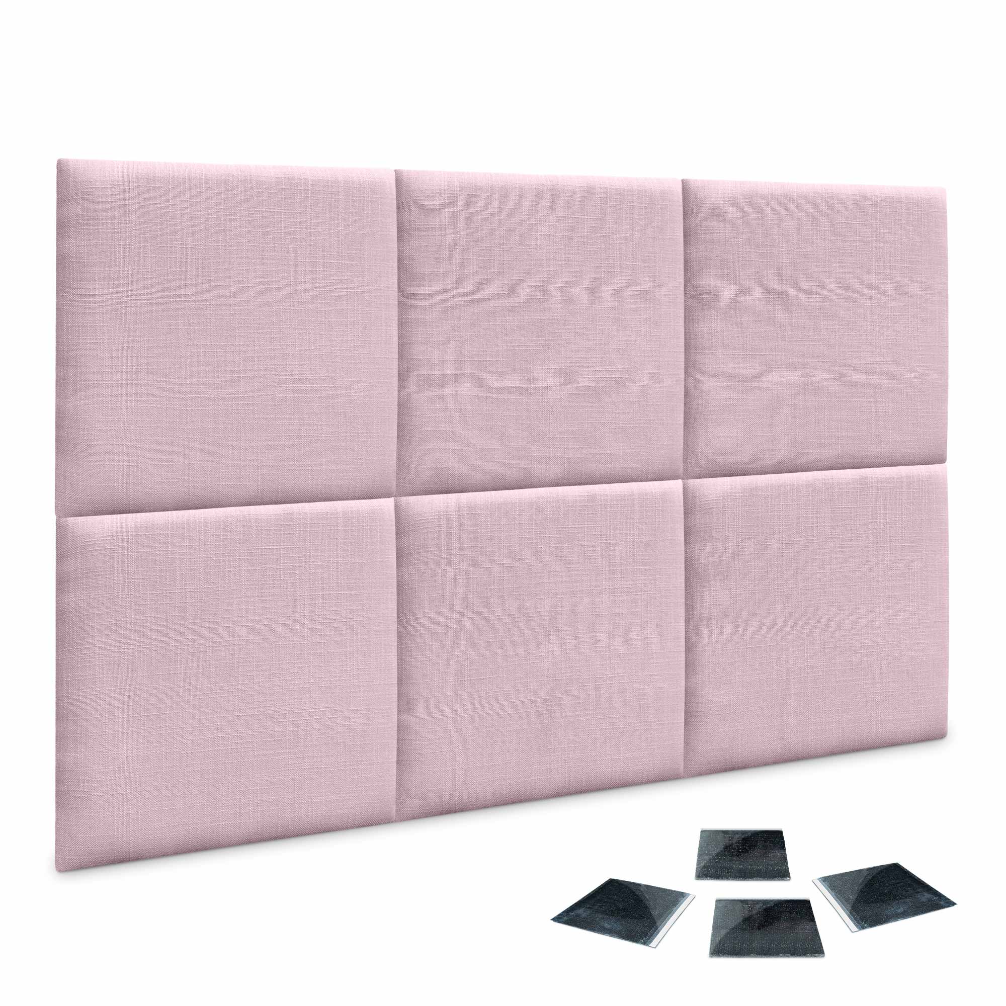 DHOME Juego de 6 Paneles Tapizados de Lino Pack Autoadhesivos para ...