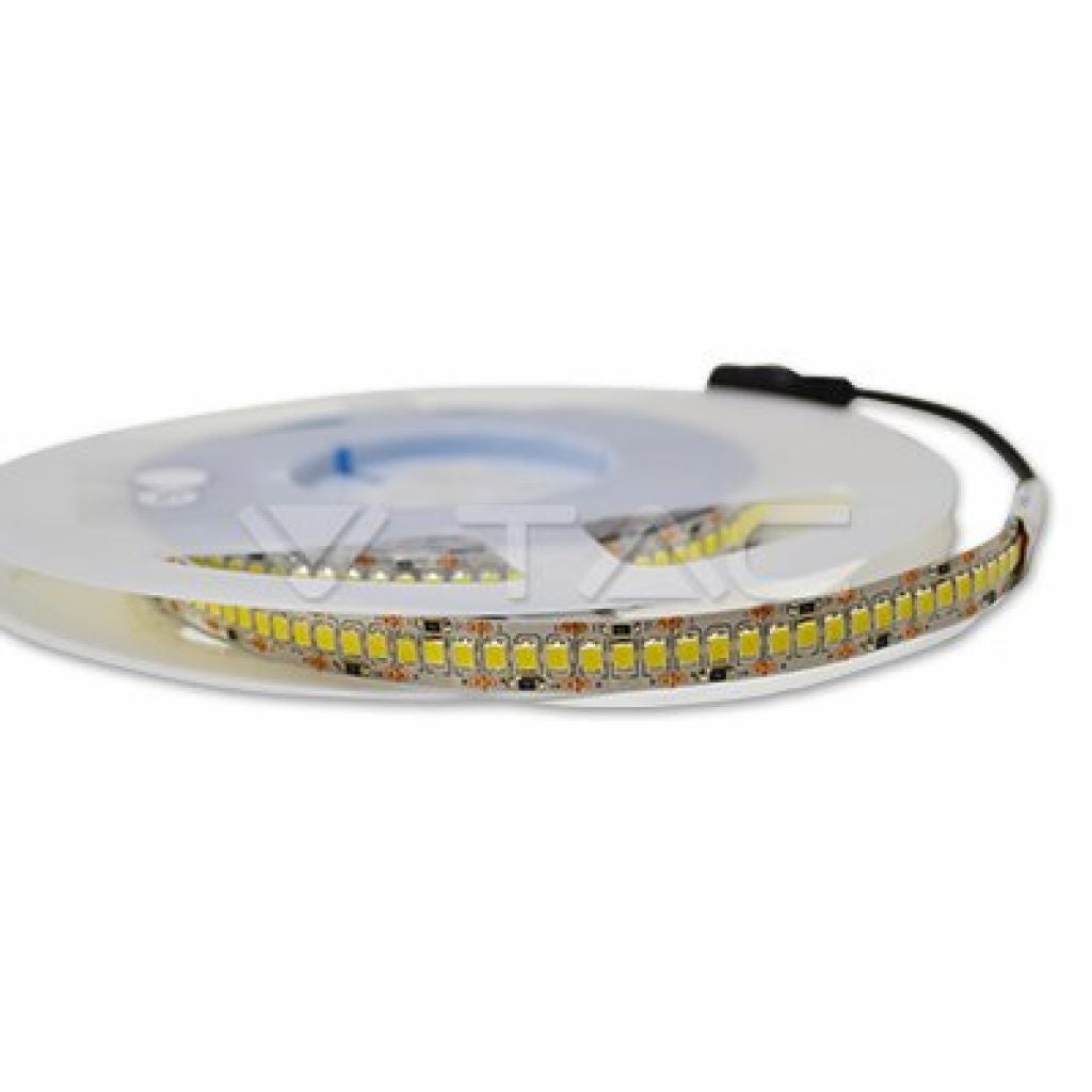 Bande LED SMD2835 20W/m 5m 240 LED/m 2000Lm/m 12V 4000K IP20 10mm ...