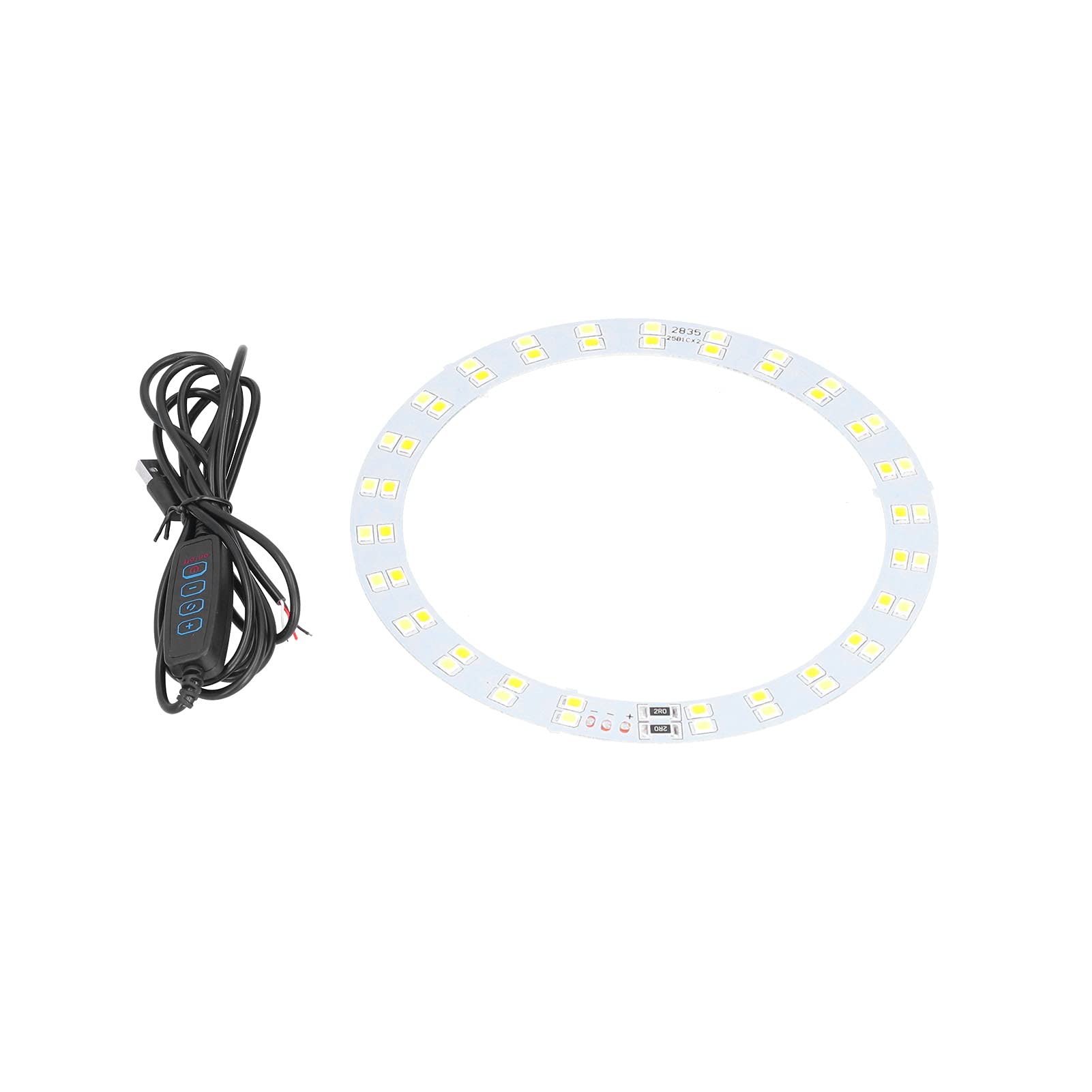 Panneau lumineux LED 10 W, éclairage bicolore, chaud et froid, alimenté ...