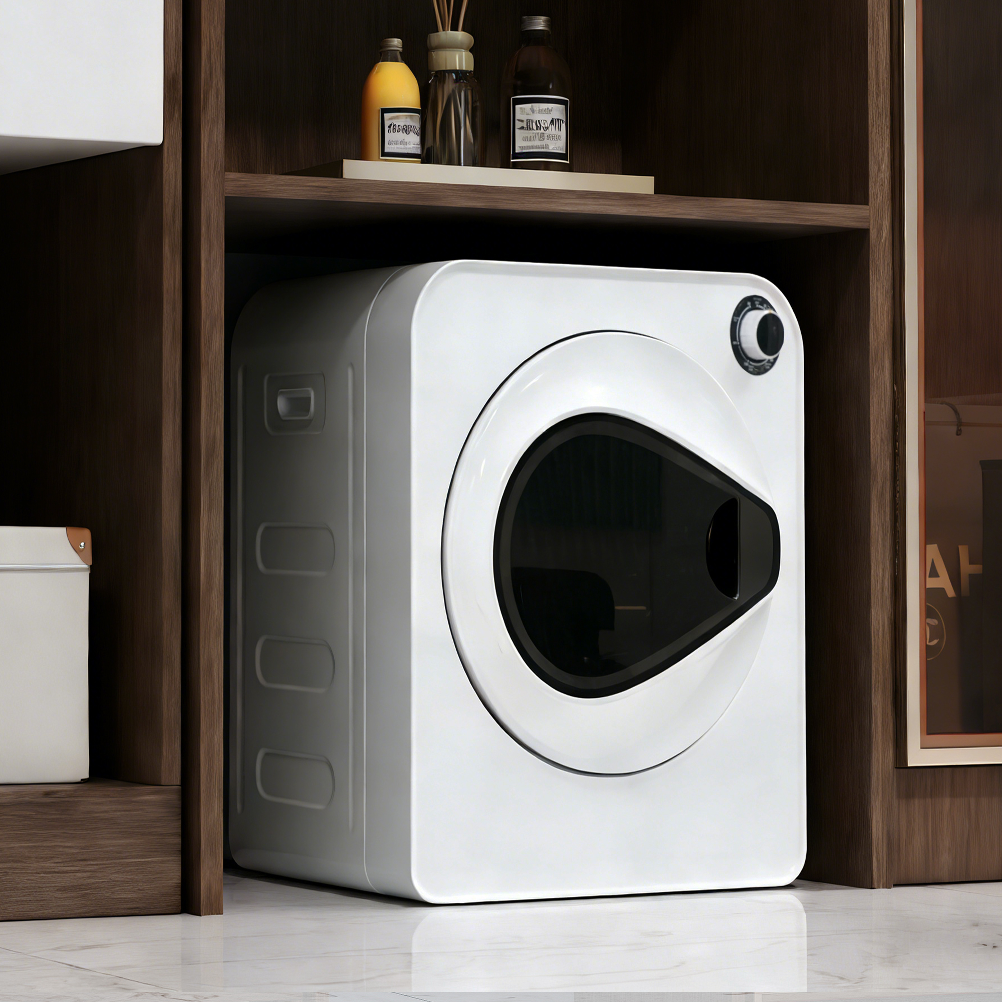 Secadora compacta, capacidad de 4 kg, 4 programas con aire frío ...