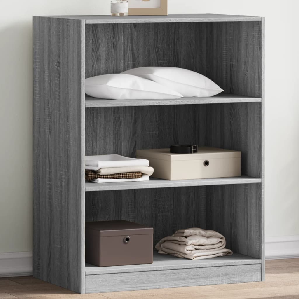 Armario de madera de ingeniería gris 77x48x102 cm | Leroy Merlin