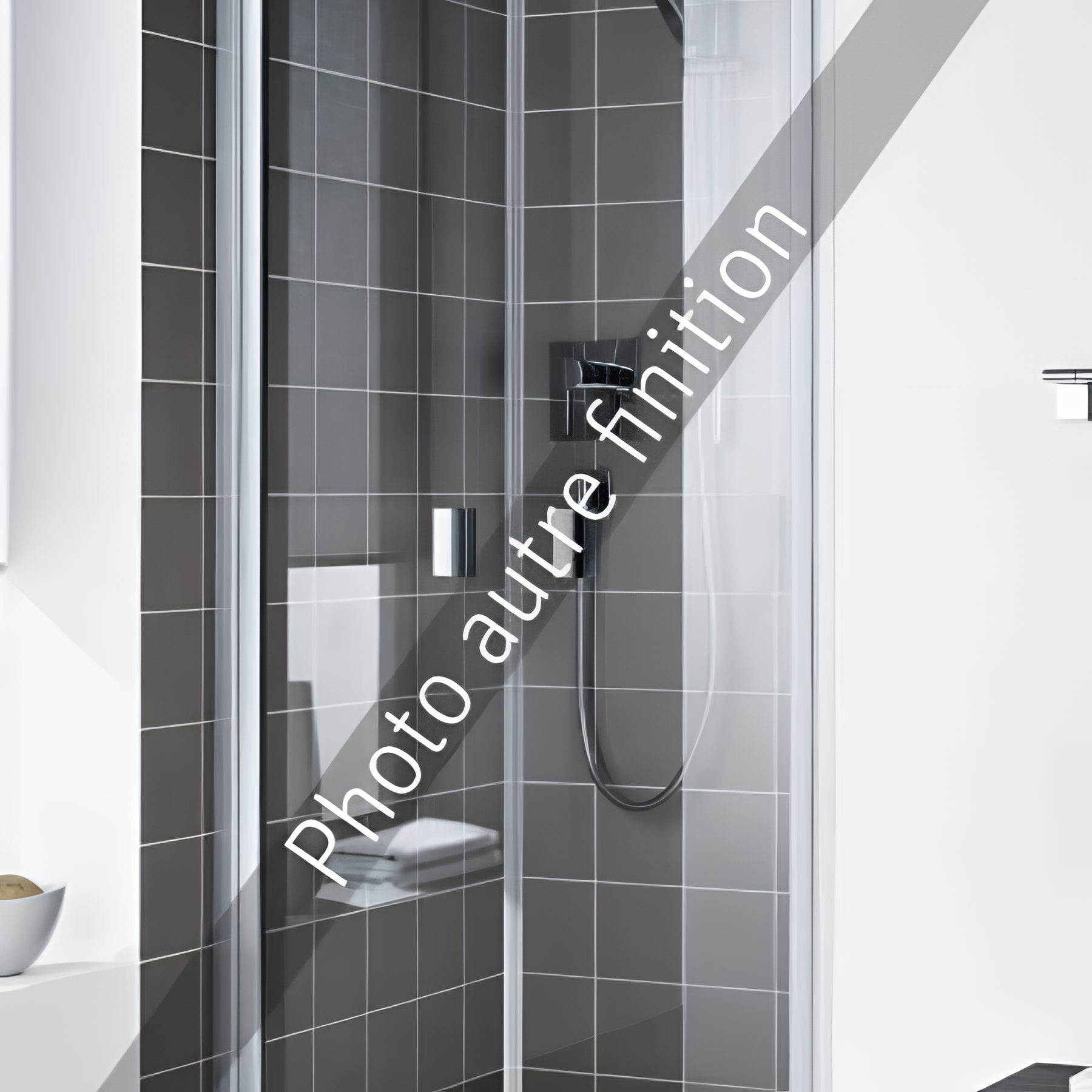 Parete doccia 2 persiane larghezza 120 cm altezza 200 cm profilo ...