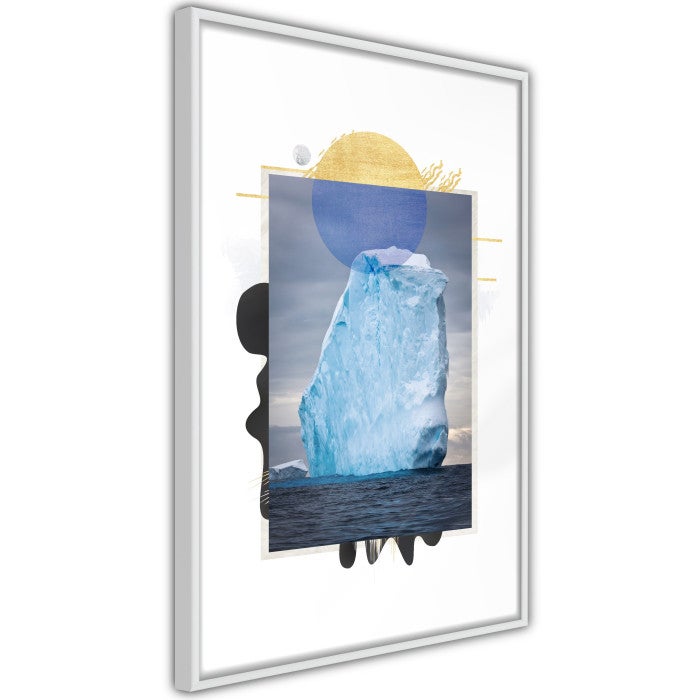 Affiche Murale Encadrée "Tip of the Iceberg" 21 x 30 cm Blanc | Leroy ...