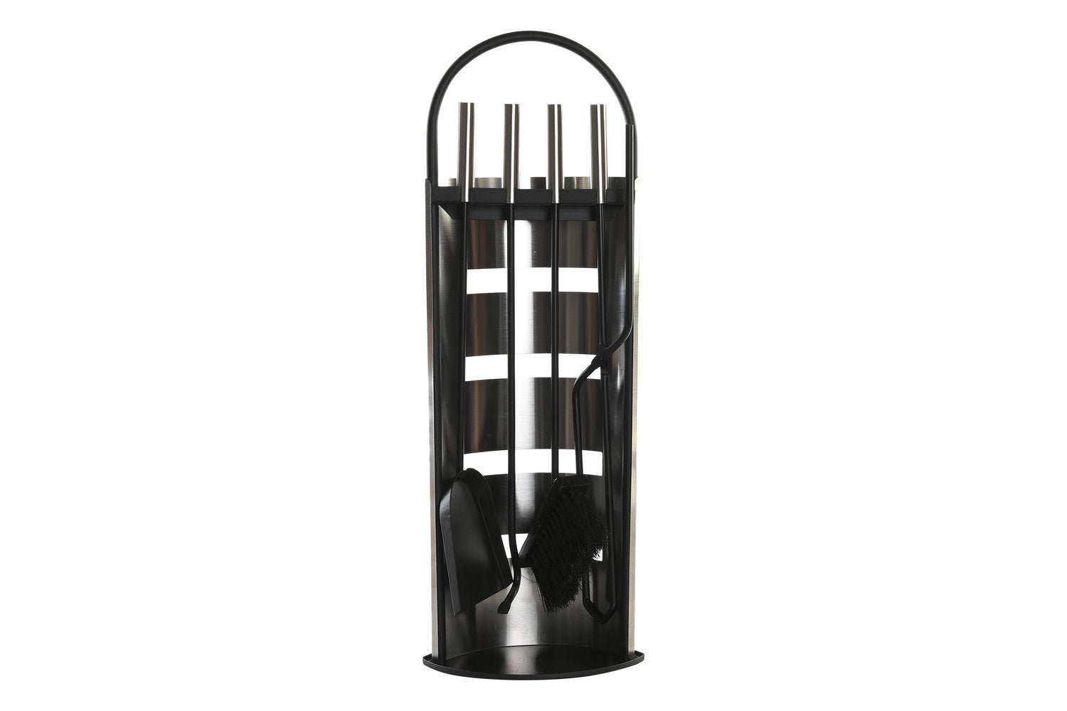 Set de Cheminée 4 Acier 8X1X51 Argent | Leroy Merlin