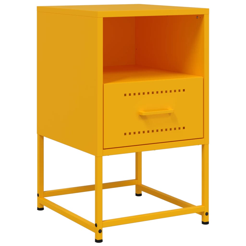 Comodino acciaio giallo senape 36x39x60,5 cm | Leroy Merlin