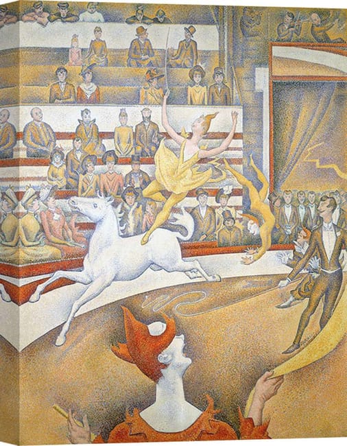Peinture, impression sur toile - Georges Seurat, Le Cirque - 70x50 cm ... Peinture, impression sur toile - Georges Seurat, Le Cirque - 70x50 cm ...