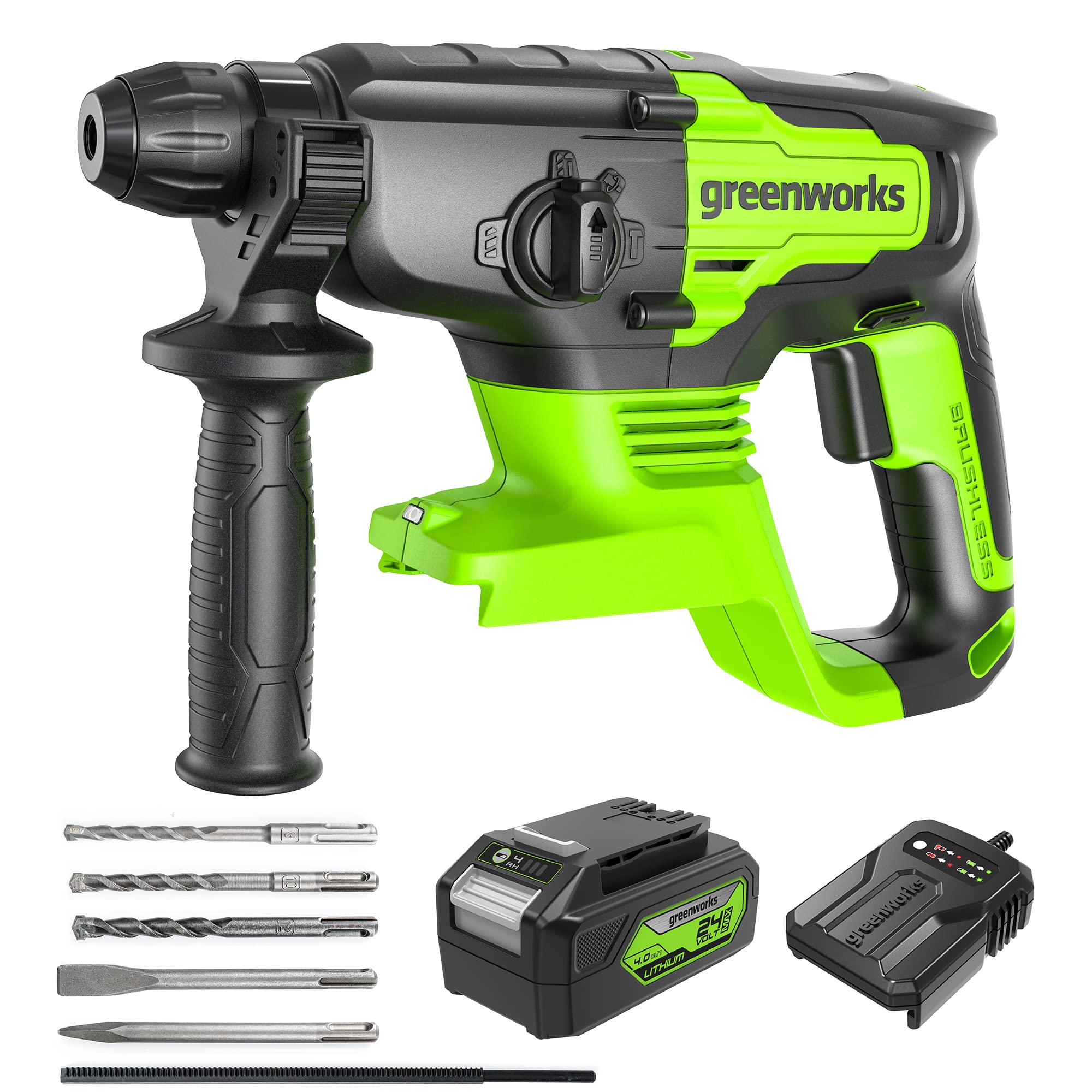 Greenworks Tools, Trapano a percussione (Li-Ion 24V 10000 giri/min ...