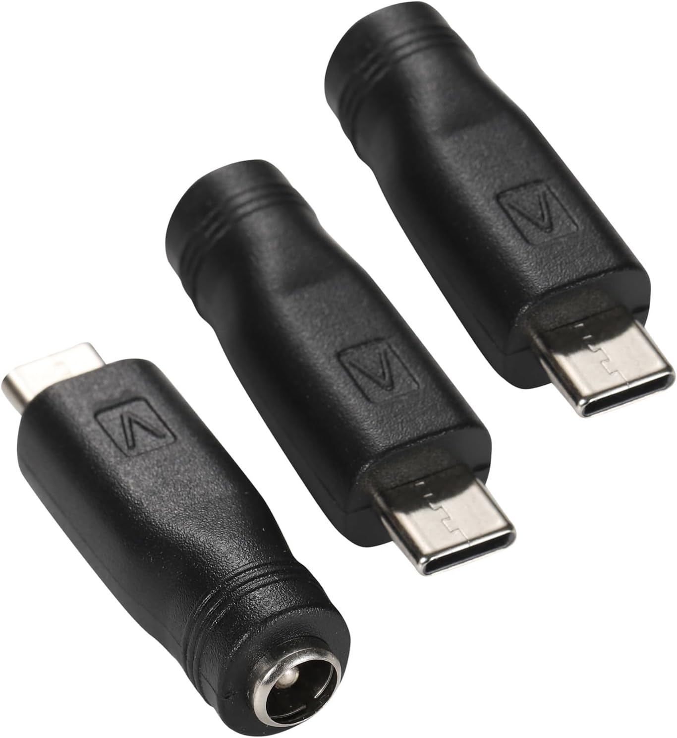 Adaptador de corriente USB C a CC (3 unidades), conector macho tipo C a ...