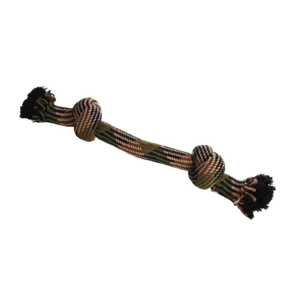 Jeux Corde avec 2 nœuds Camouflage ø 10 x 53 cm pour chien | Leroy Merlin
