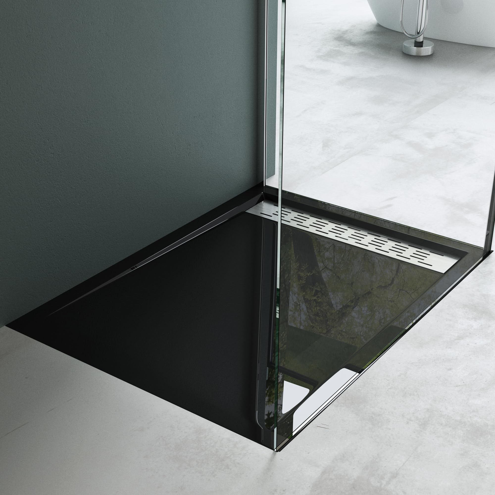 Mai & Mai Receveur de Douche Plat Bac à Douche 90x120cm en Acrylique ...