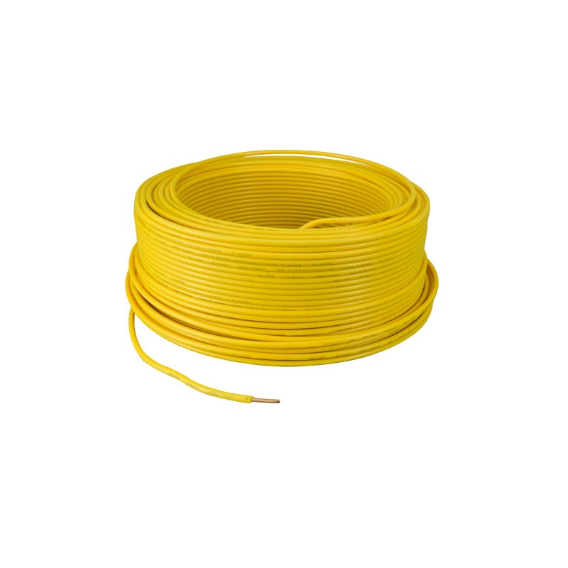 Cable Monoconductor Rigide 2.5mm2 Monobrina - Coil amarillo 100m ...