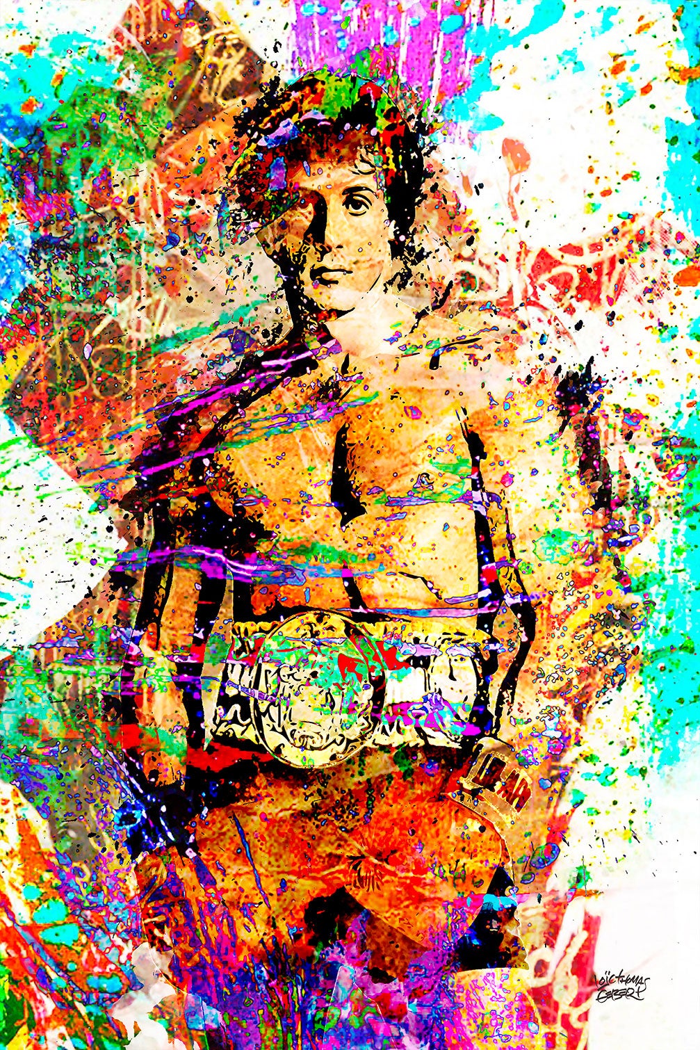 Tableau balboa street art - 40x60cm | Leroy Merlin