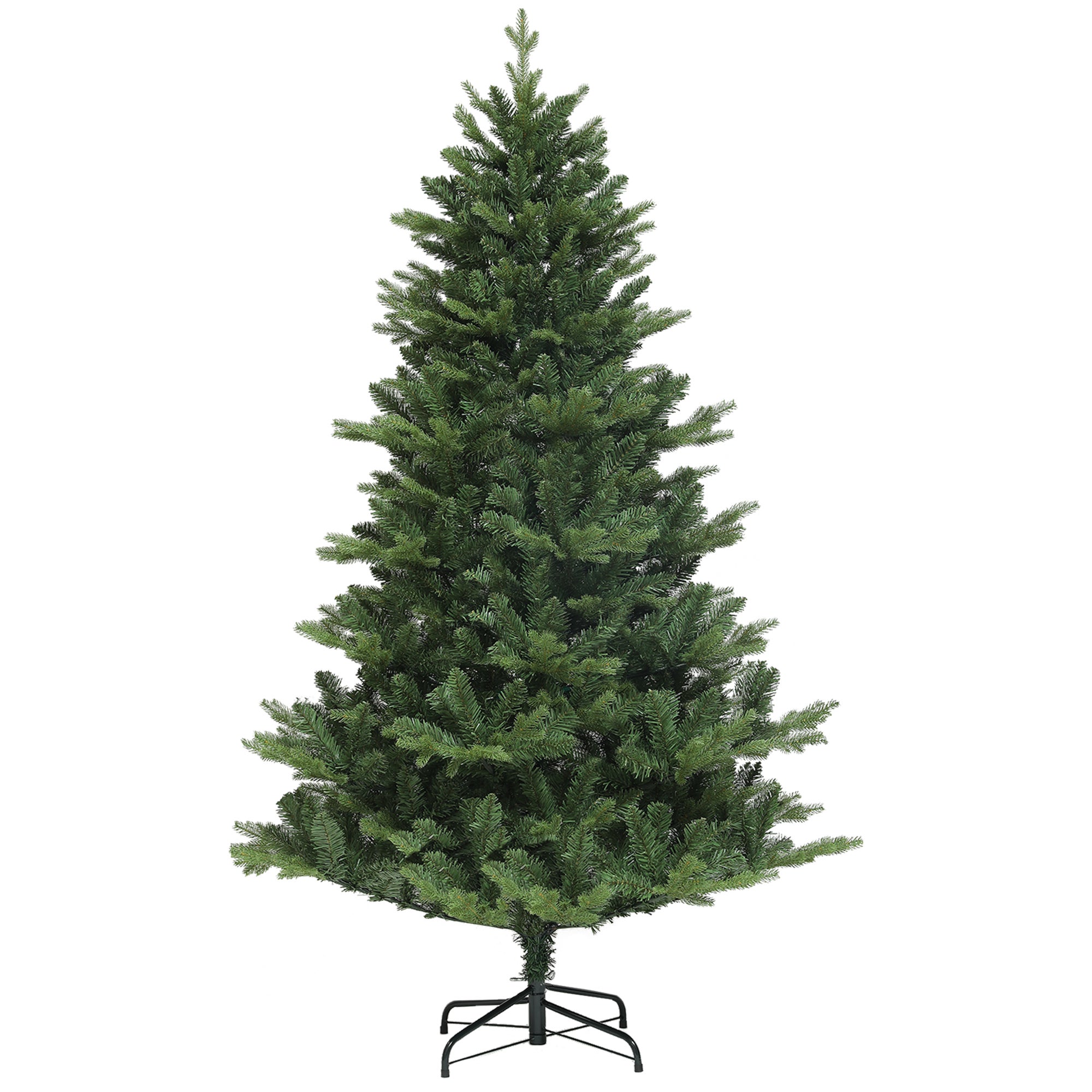 Sapin de Noël artificiel, réaliste, large et touffu, 180 x Ø 105 cm ...