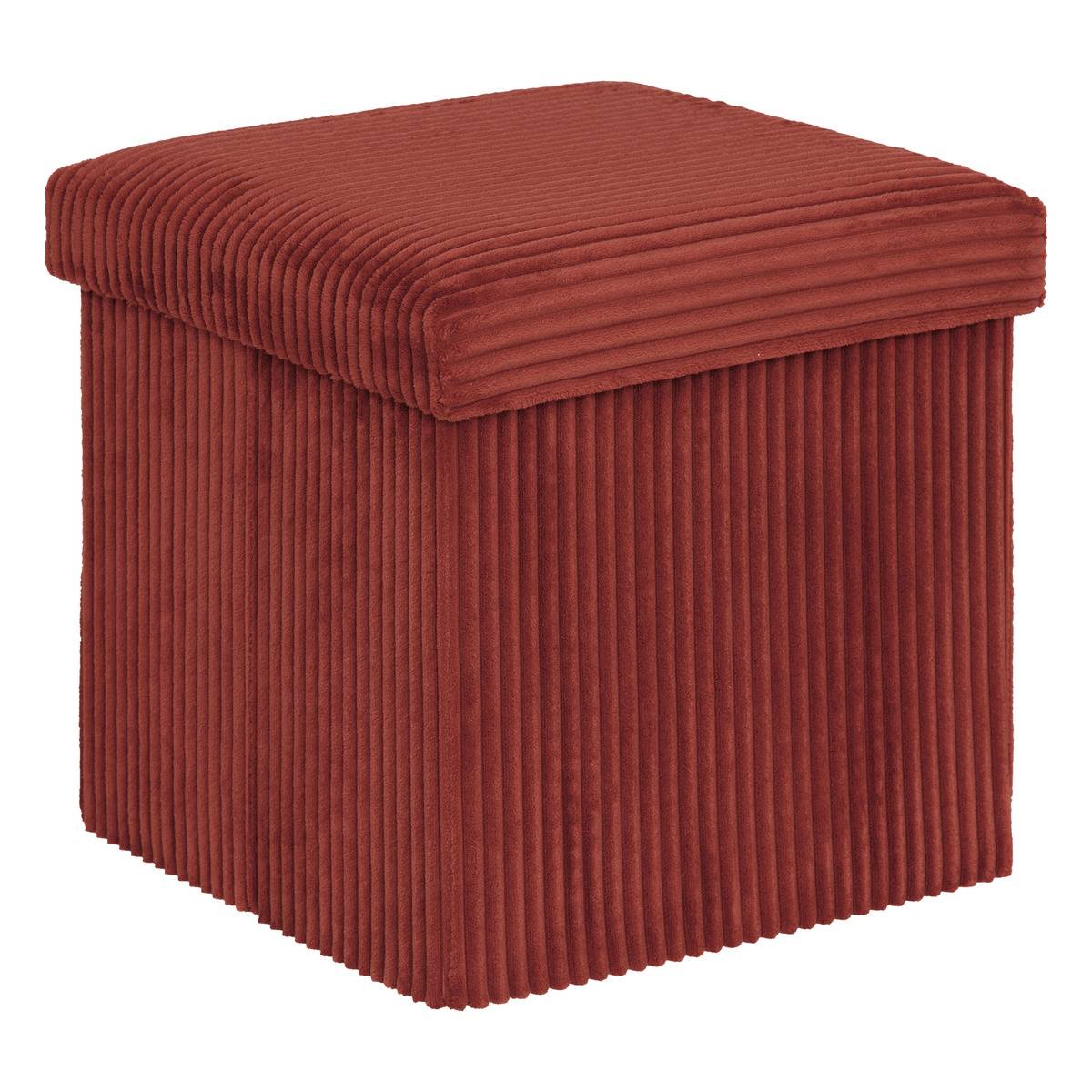 Puff plegable Arum ámbar 38x38cm | Leroy Merlin
