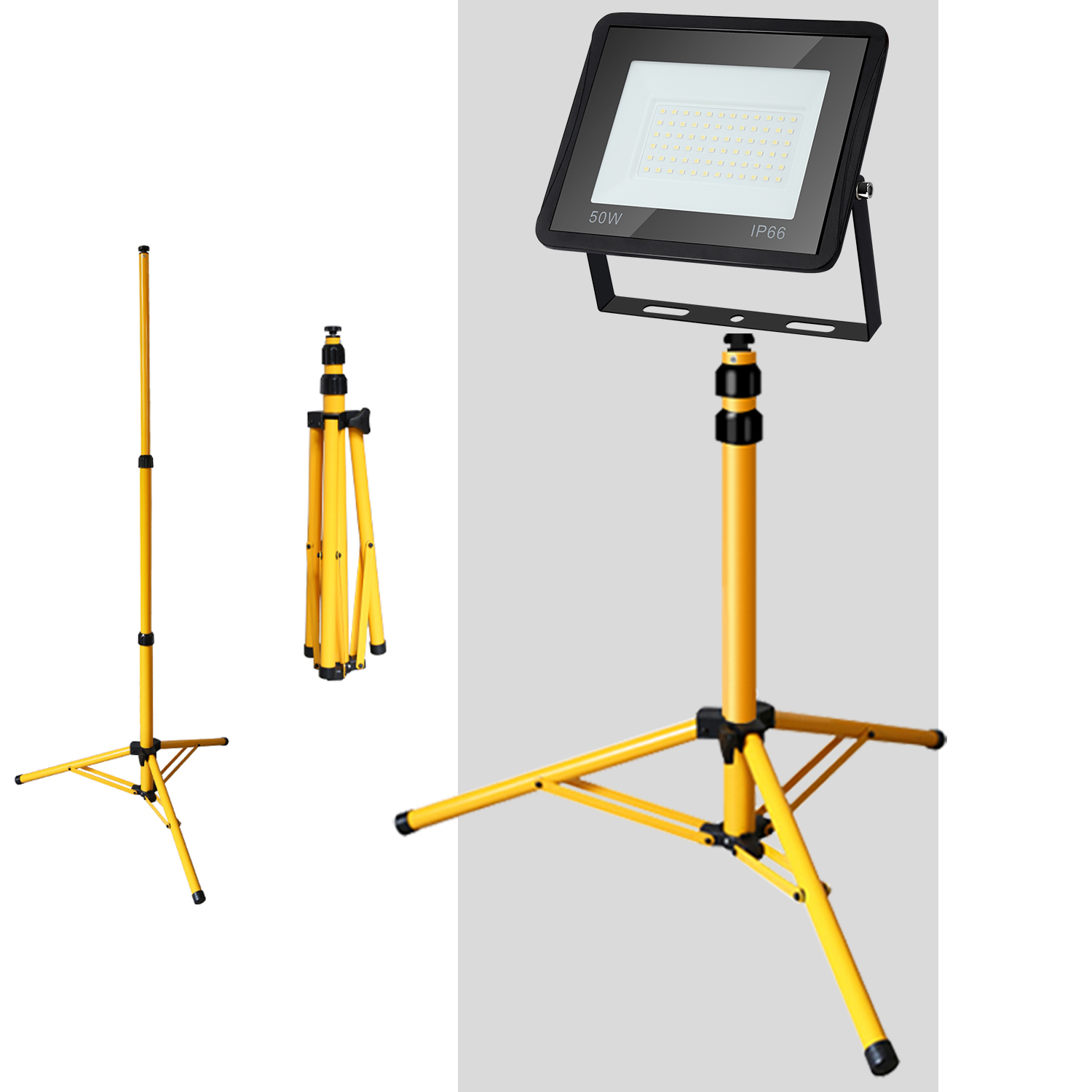 Focos exteriores led, con trípode, focos exteriores impermeables Garaje ...