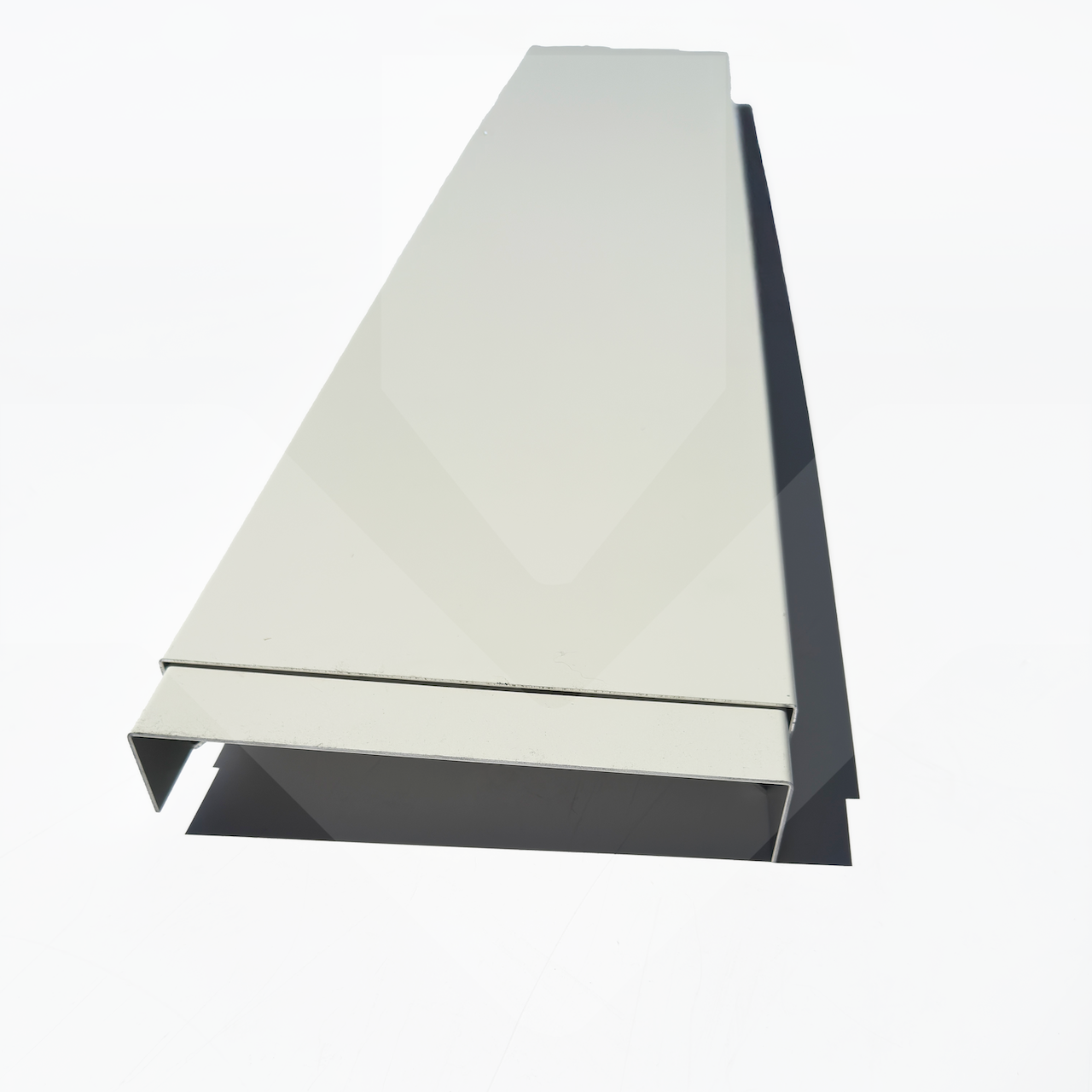 ÉCLISSE INTÉRIEURE DE COUVERTINE ALUMINIUM PRÉLAQUÉ 15/10 (GAMME 280 ...