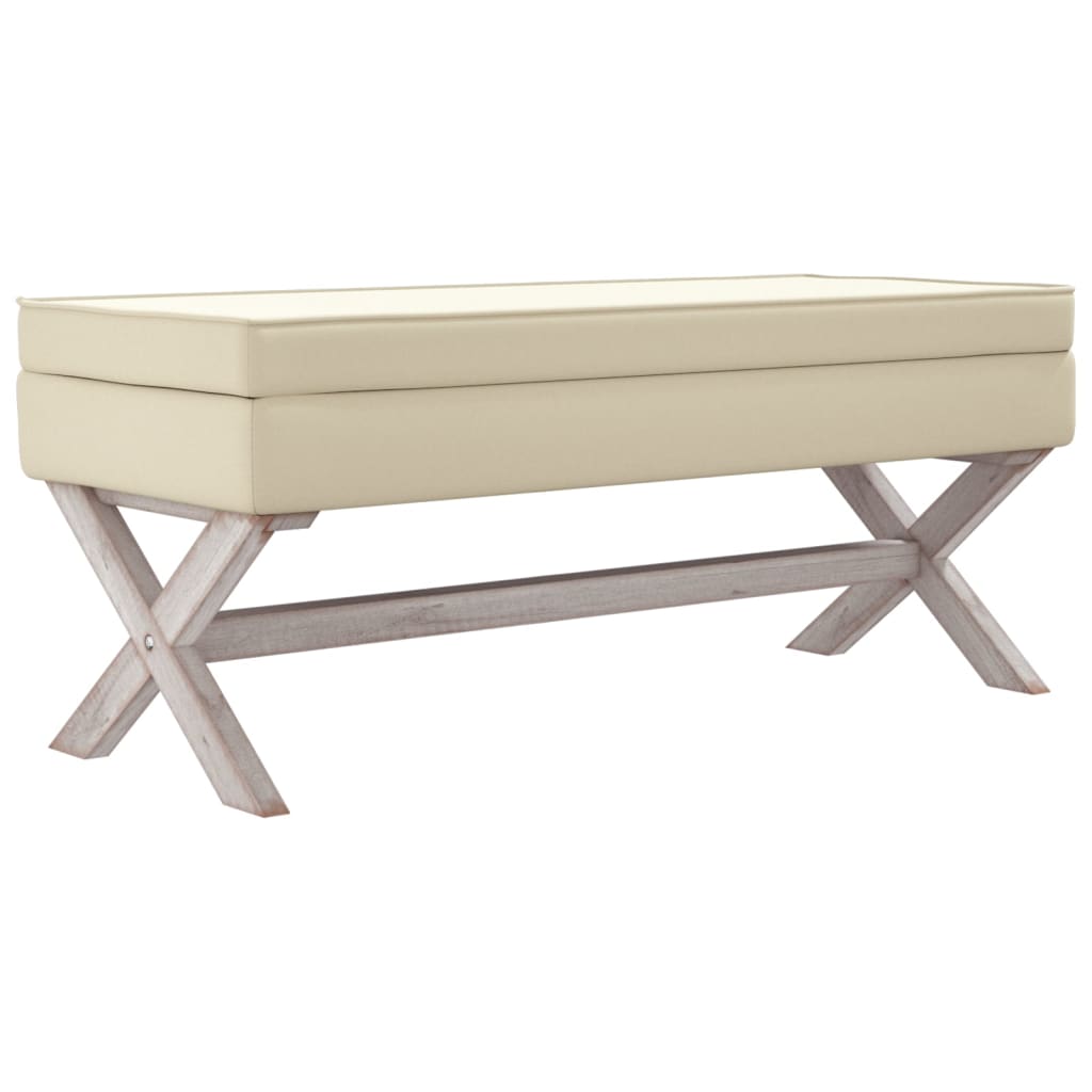 Tabouret de rangement en lin 110x45x49 cm | Leroy Merlin