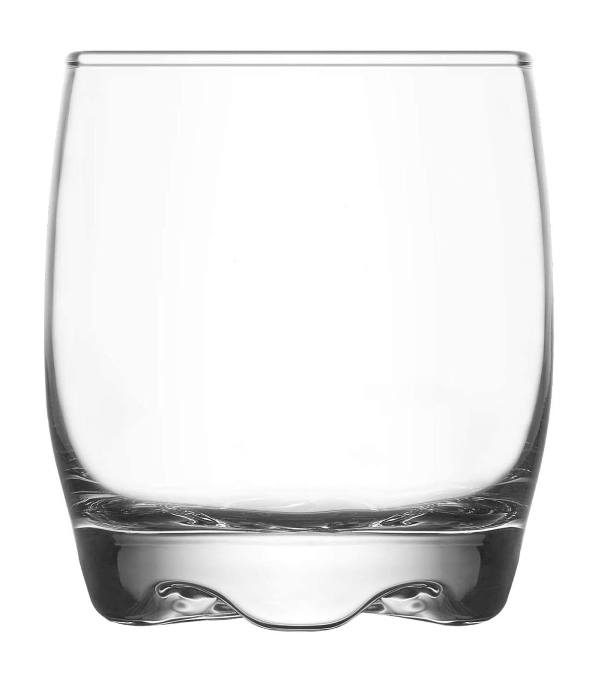 Tradineur - Set de 6 vasos de cristal "Adora", base gruesa, resistentes ...