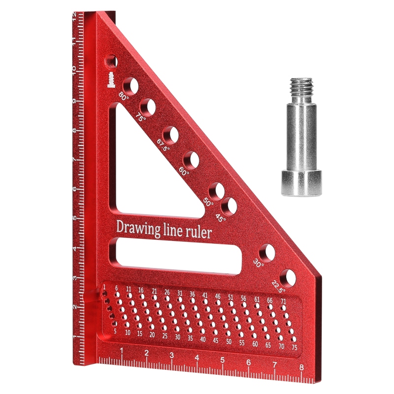 Multi-angles aluminium alloy square, multifunctional tracing template ...