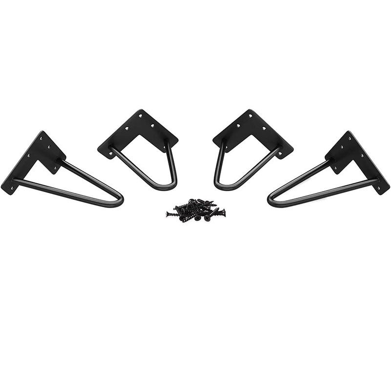 Lot de 4 pieds de meuble en épingle à cheveux de 150 mm pour pieds de ...