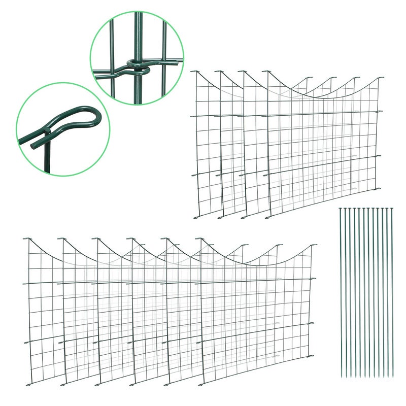 Recinzione per laghetto Recinzione da giardino Recinzione ad incastro ...