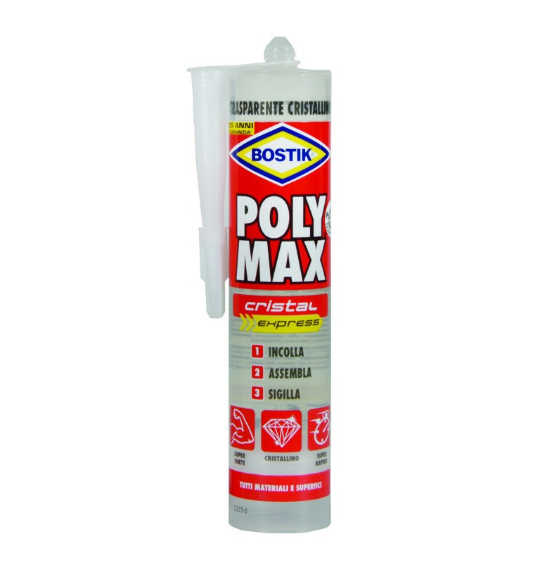 BOSTIK POLYMAX ORIGINAL EXPRESS TRANSPARENT GR 300 | Leroy Merlin