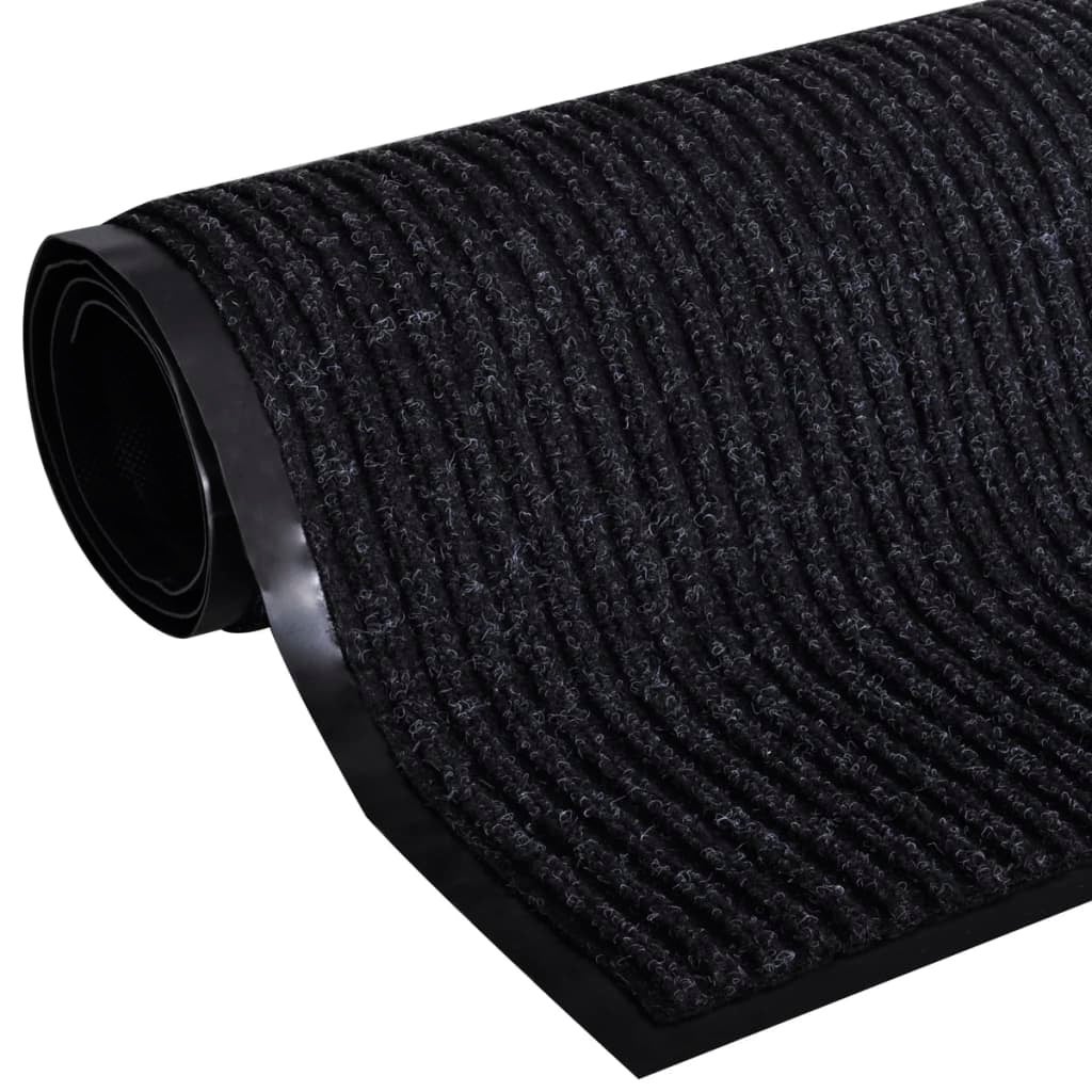 Alfombra de entrada de PVC negra, 120 x 180 cm | Leroy Merlin