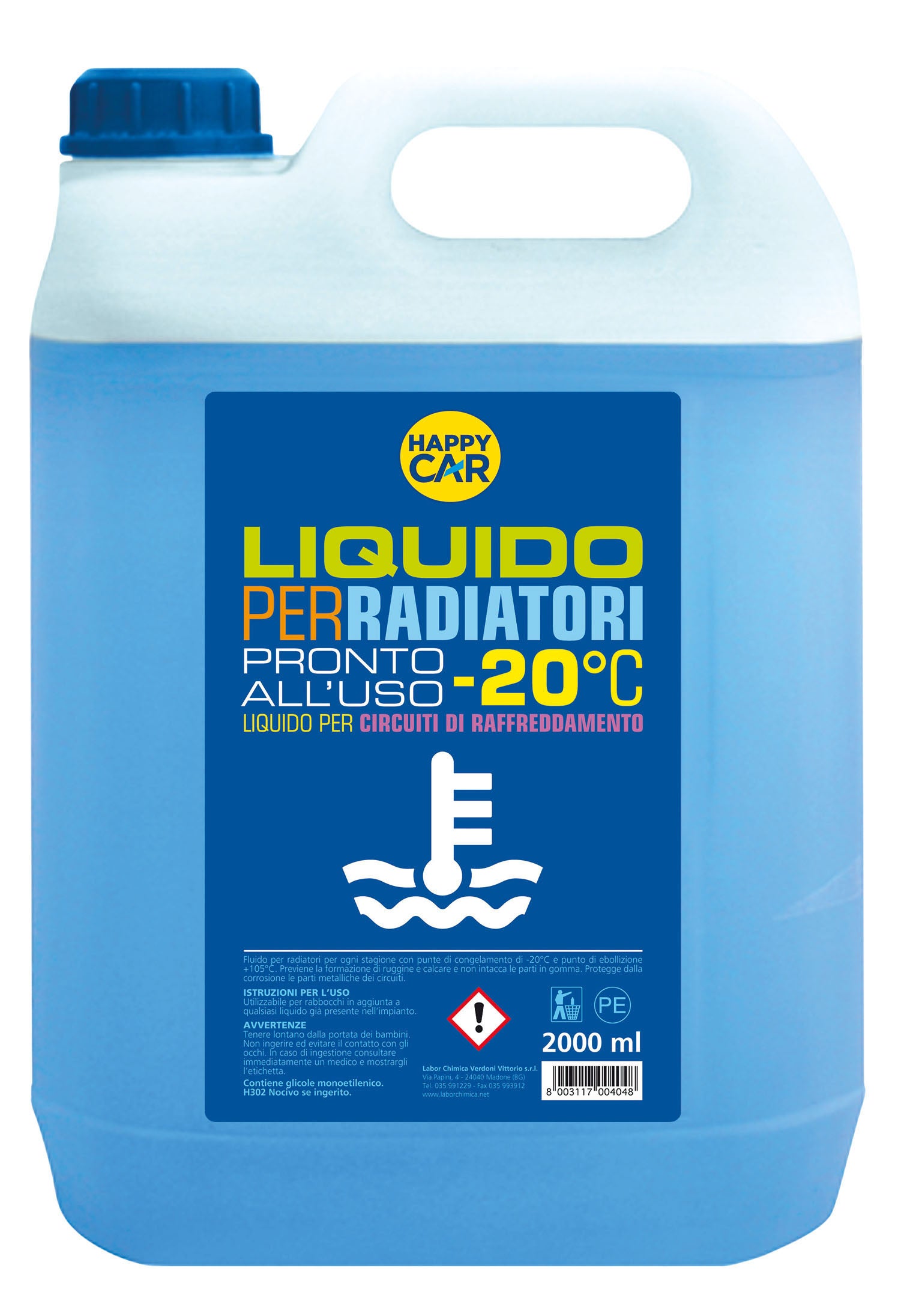 Anticongelante para Radiador Happy Car -20°C 5L | Leroy Merlin
